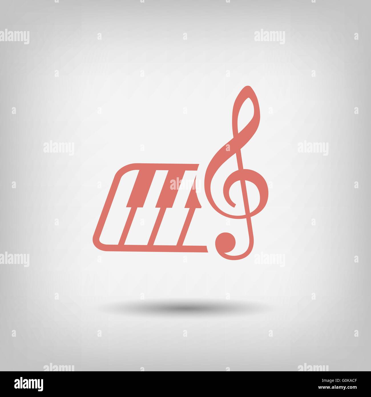music key and keyboard icon Stock Vector Image & Art - Alamy