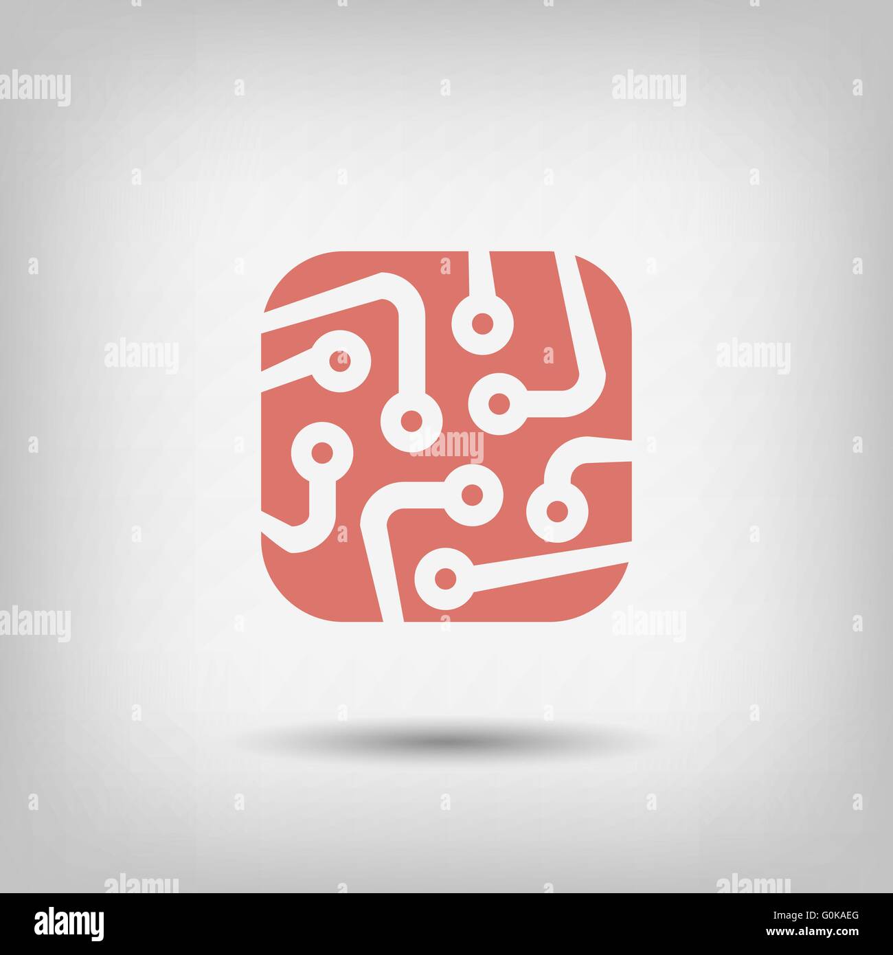 circuit board icon Stock Vector Image & Art - Alamy