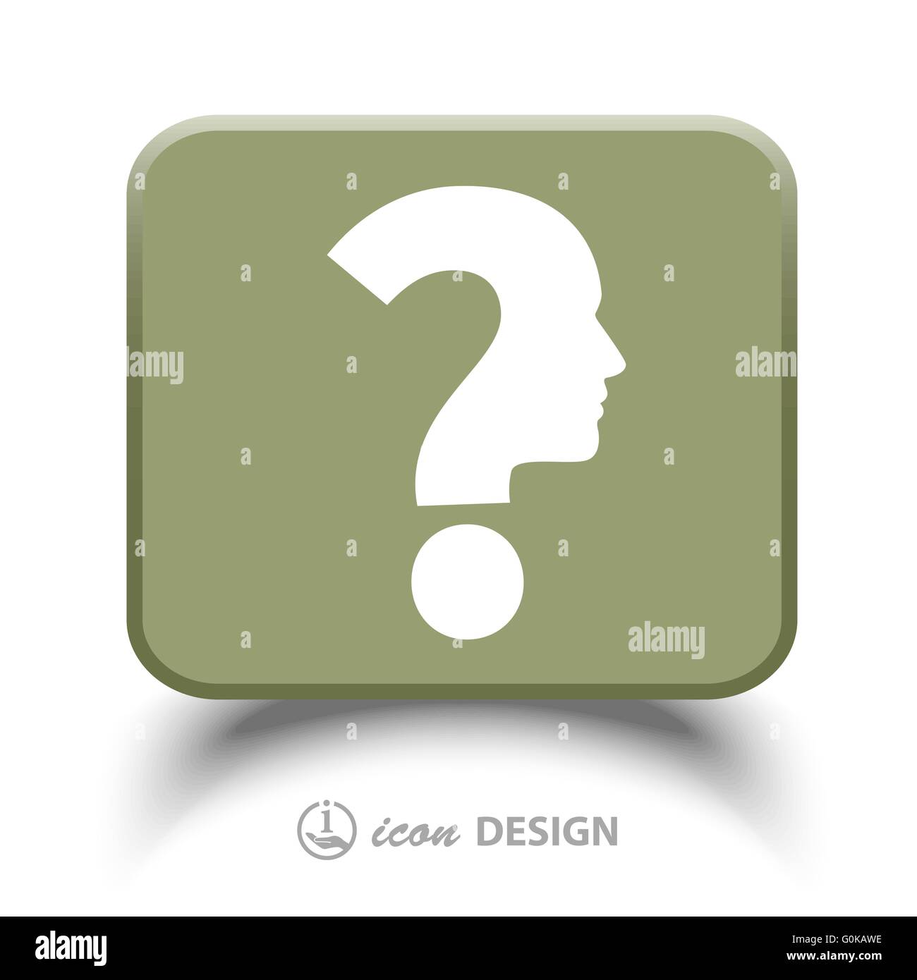 question mark and man icon Stock Vector Image & Art - Alamy