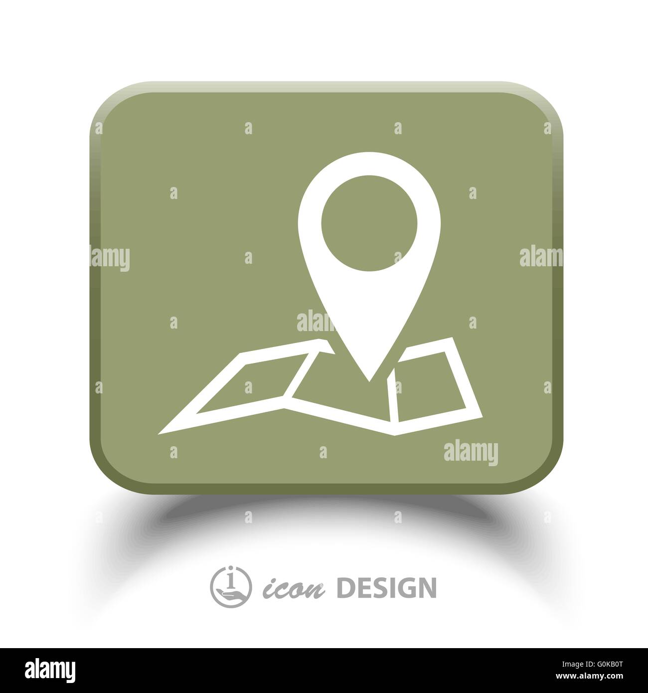 Map icon icon Stock Vector Image & Art - Alamy