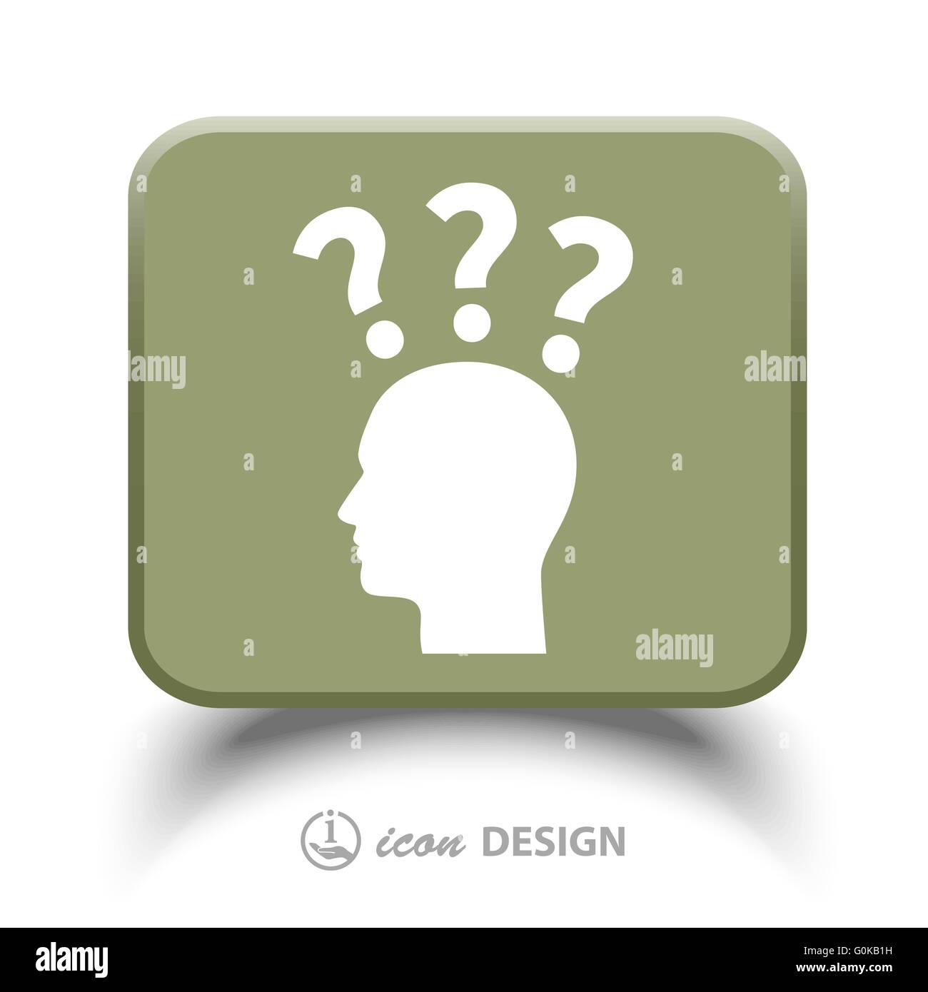 question mark and man icon Stock Vector Image & Art - Alamy