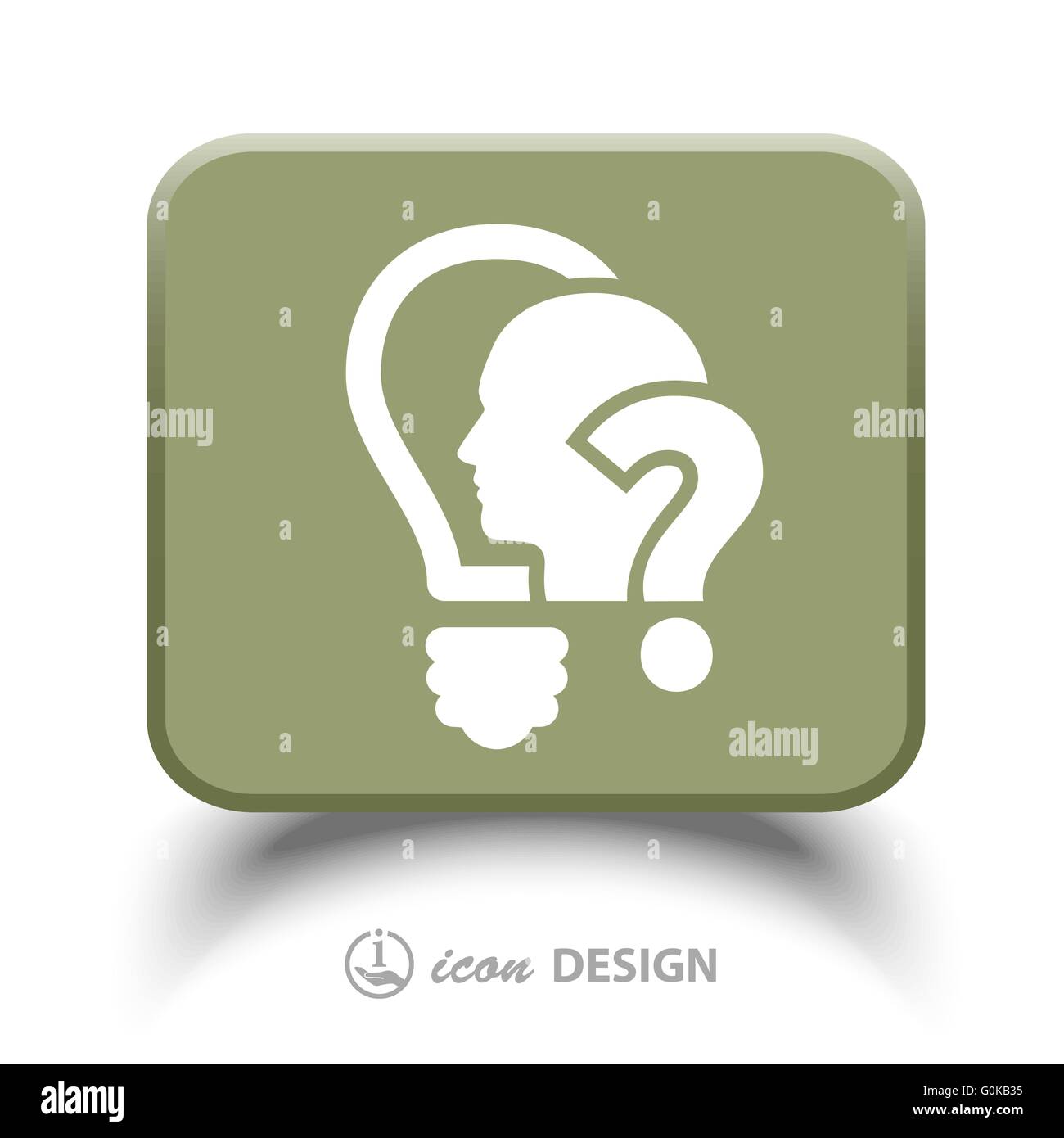 question mark and man icon Stock Vector Image & Art - Alamy