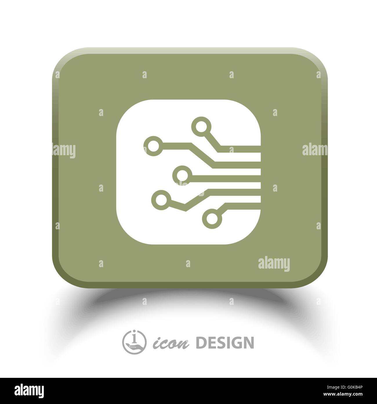 circuit board icon Stock Vector Image & Art - Alamy