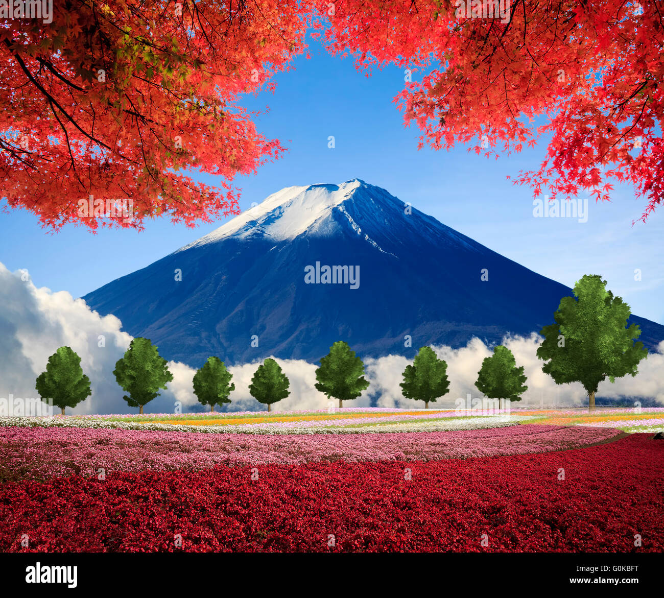 The imaging of beautiful landscape with nice nature color Stock Photo ...