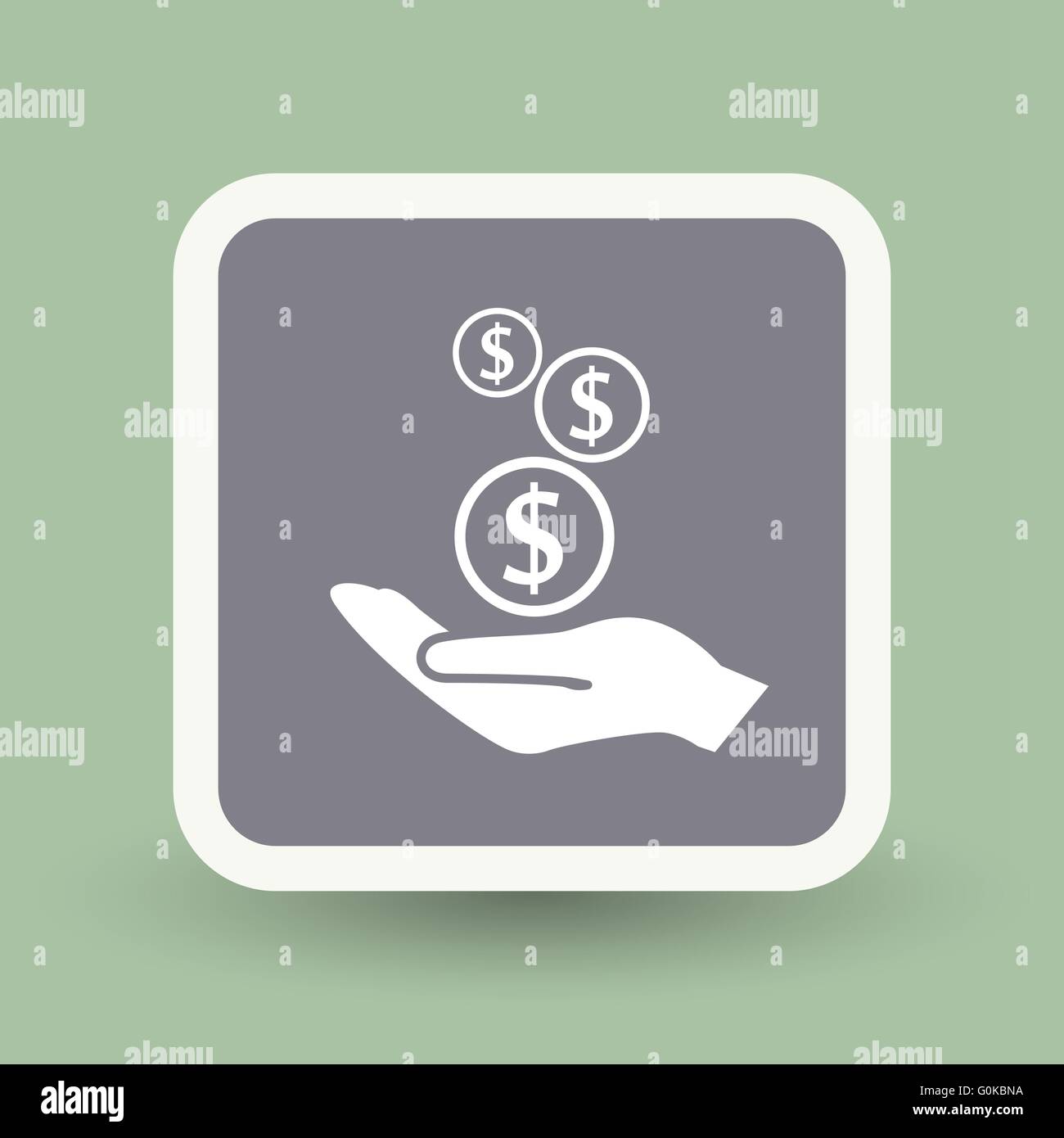 money in hand icon Stock Vector Image & Art - Alamy