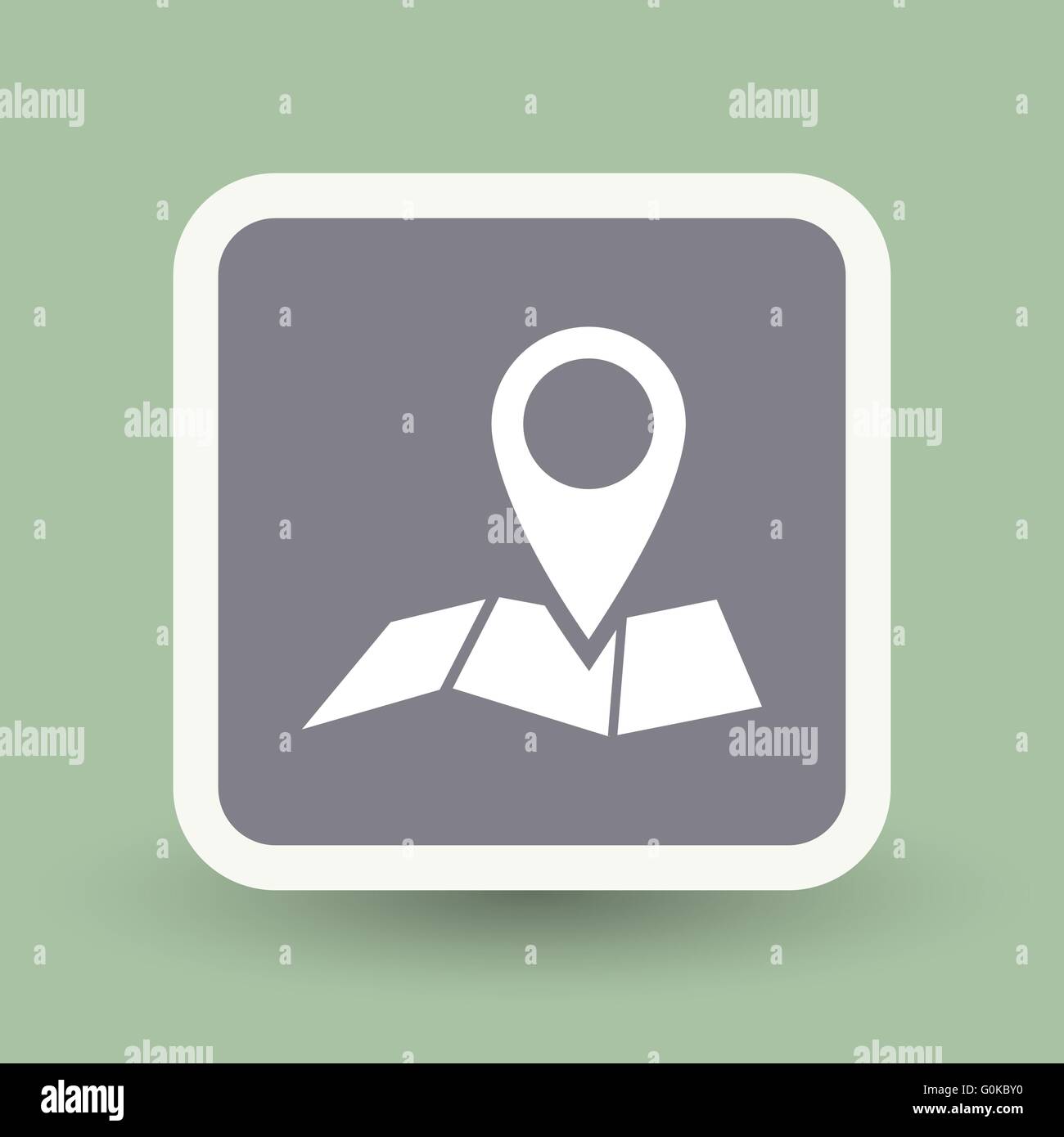Map icon icon Stock Vector Image & Art - Alamy