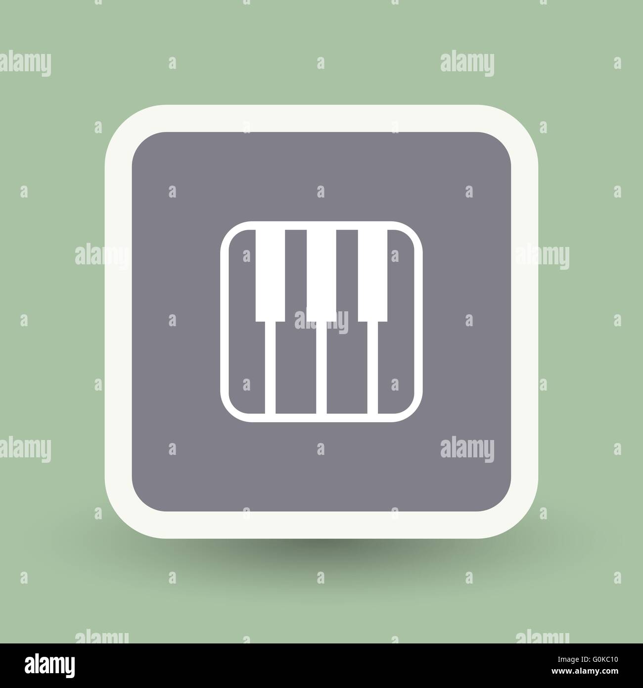 music keyboard icon Stock Vector Image & Art - Alamy