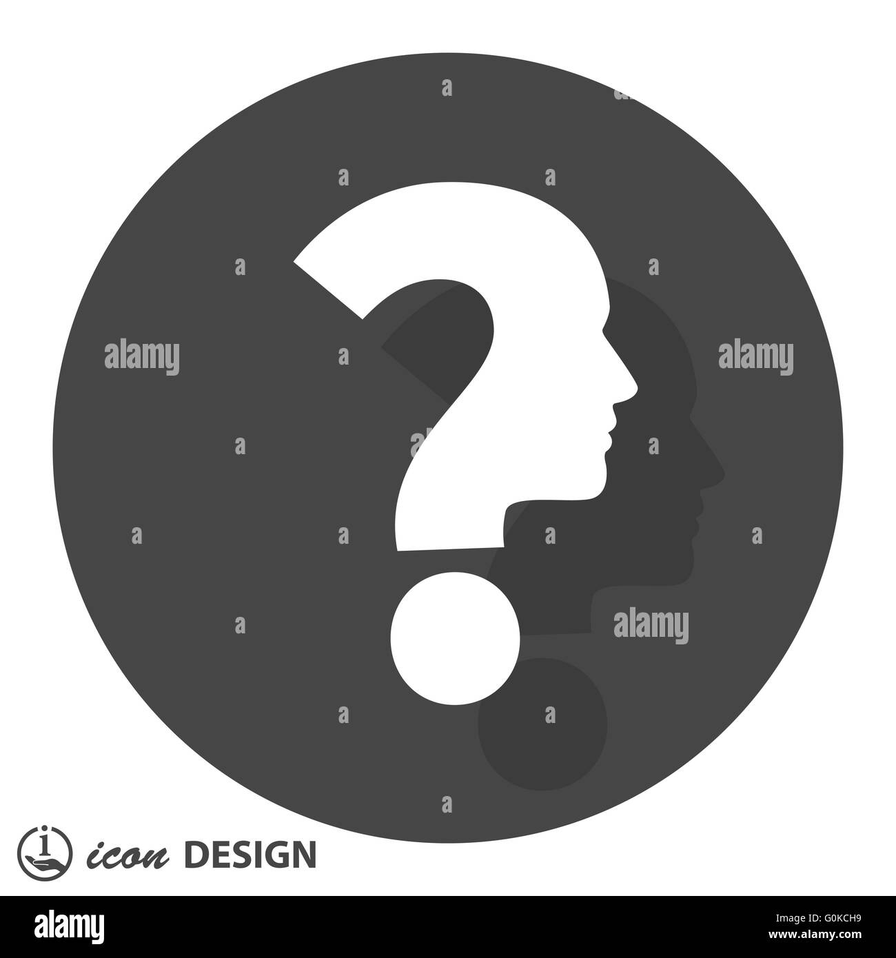 question mark and man icon Stock Vector Image & Art - Alamy