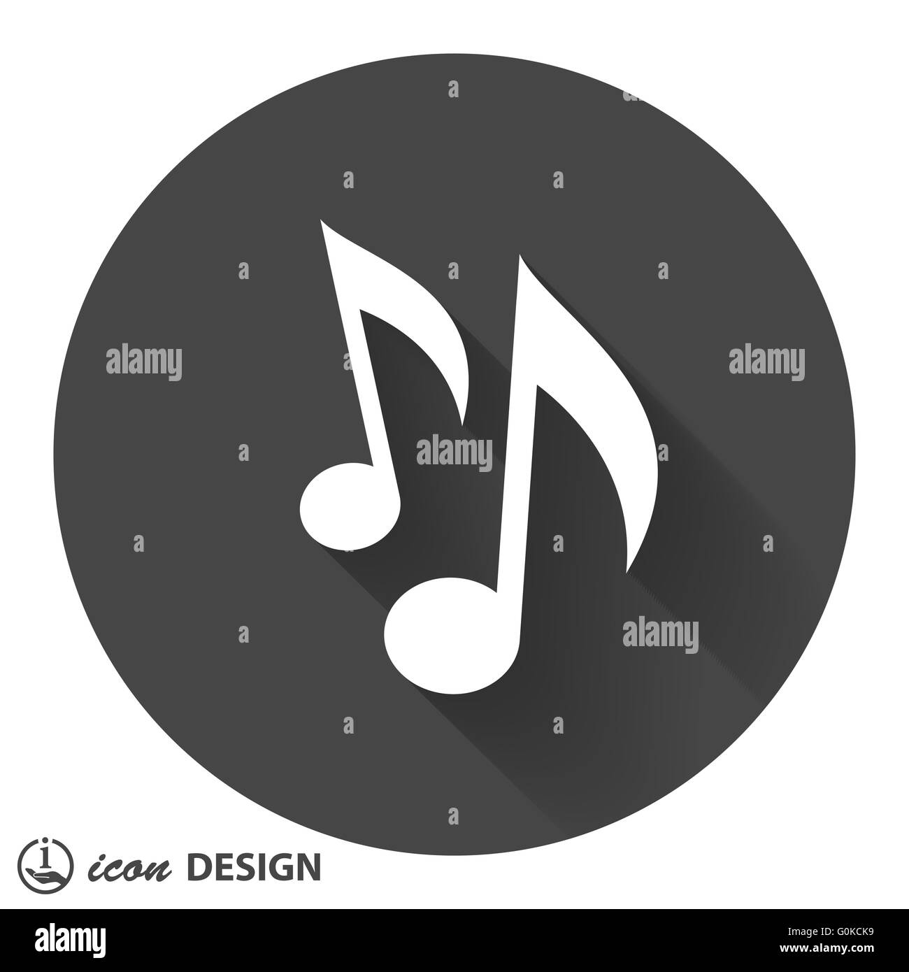music note icon Stock Vector Image & Art - Alamy