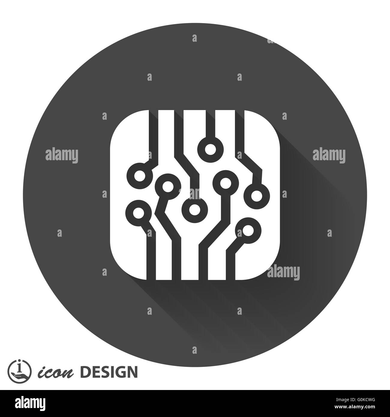 circuit board icon Stock Vector Image & Art - Alamy