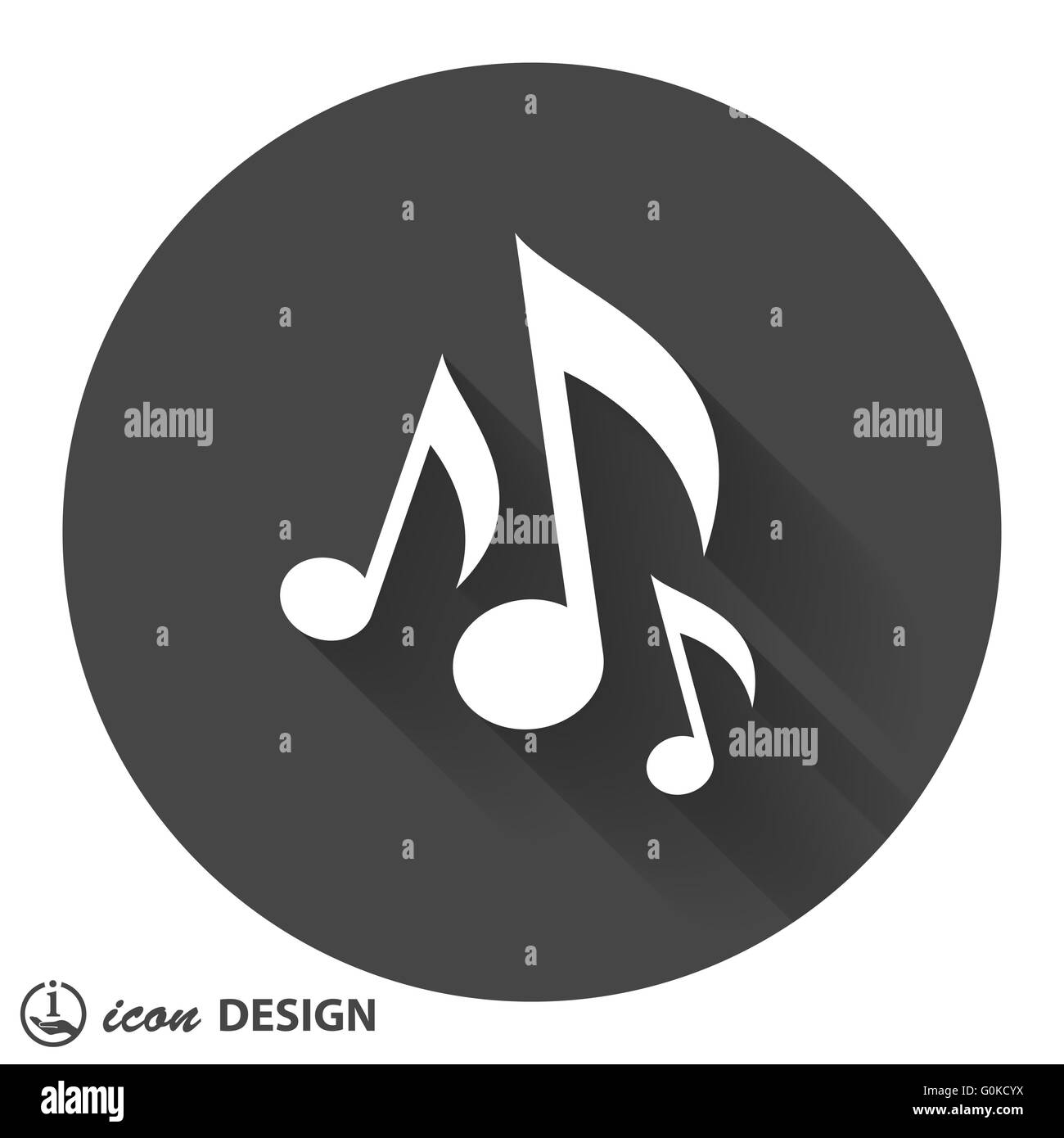 music note icon Stock Vector Image & Art - Alamy