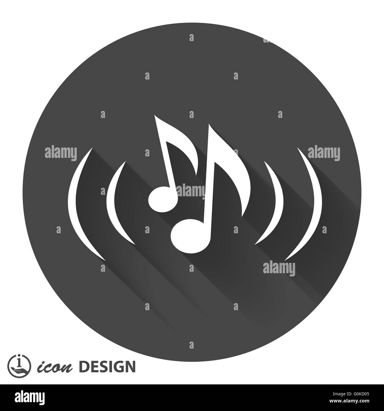 music note icon Stock Vector Image & Art - Alamy