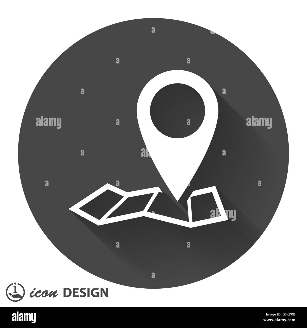 Map icon icon Stock Vector Image & Art - Alamy