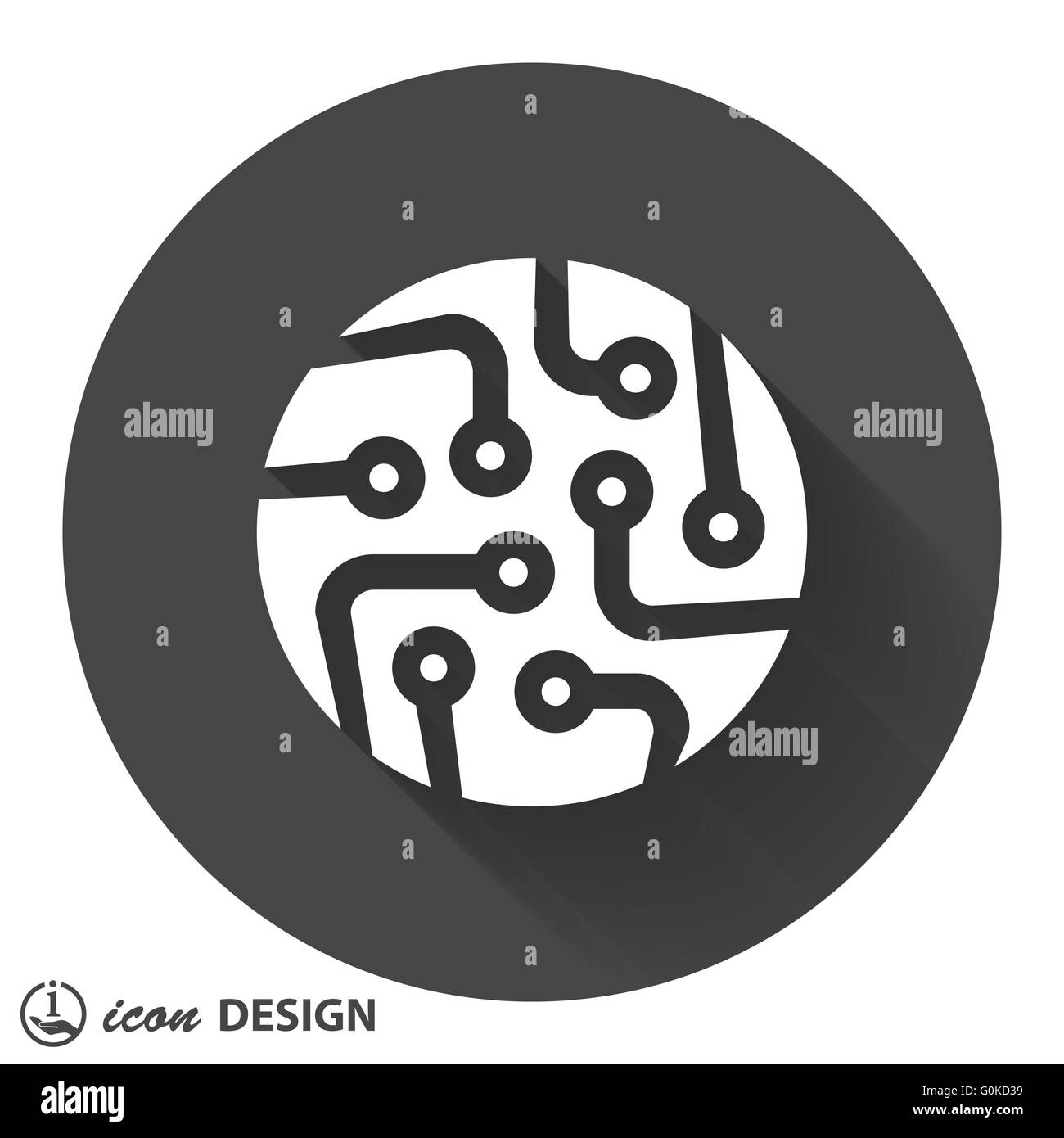 circuit board icon Stock Vector Image & Art - Alamy