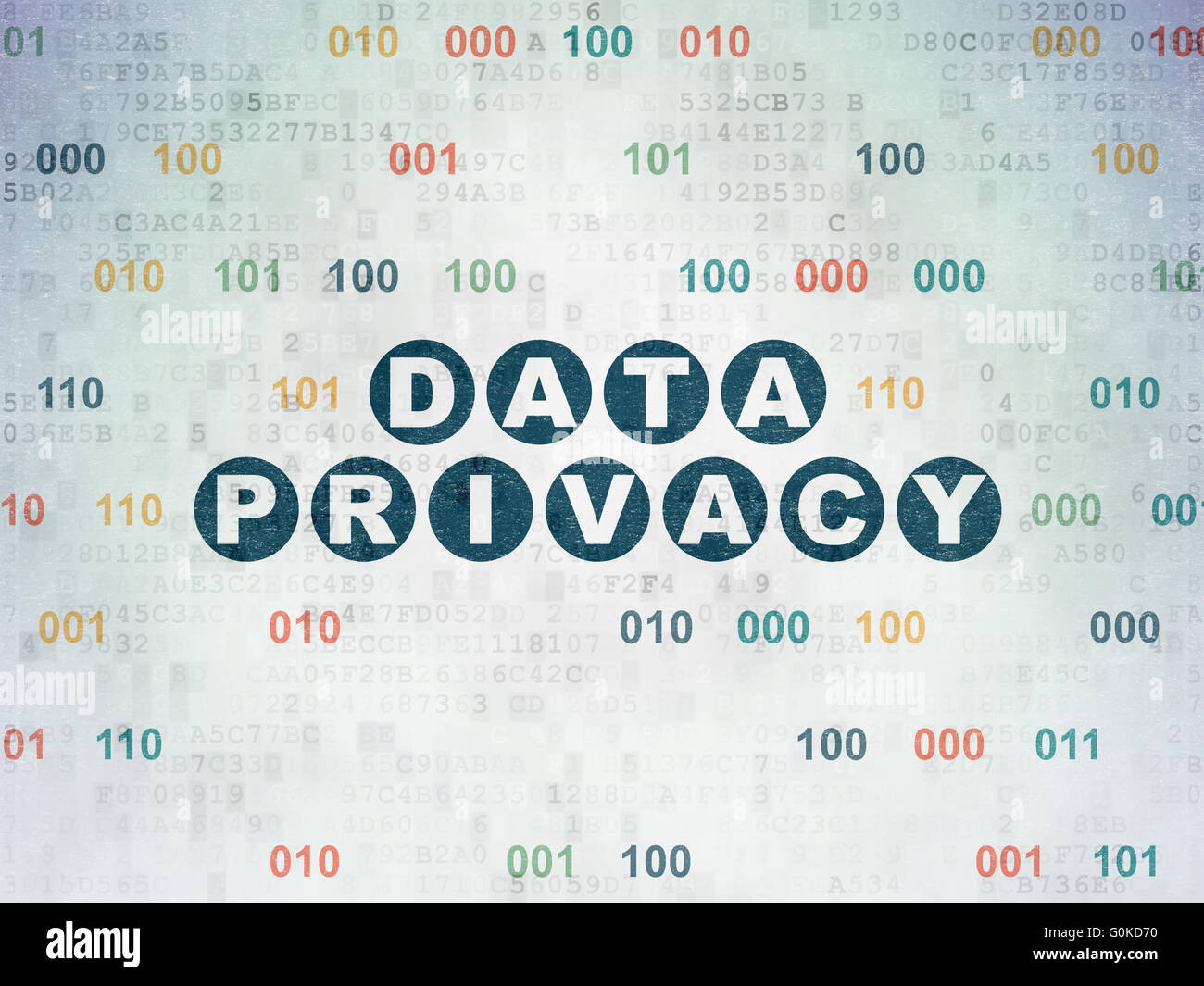Security concept: Data Privacy on Digital Data Paper background Stock Photo - Alamy
