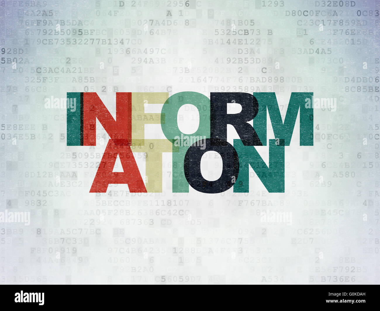 Data concept: Information on Digital Data Paper background Stock Photo ...