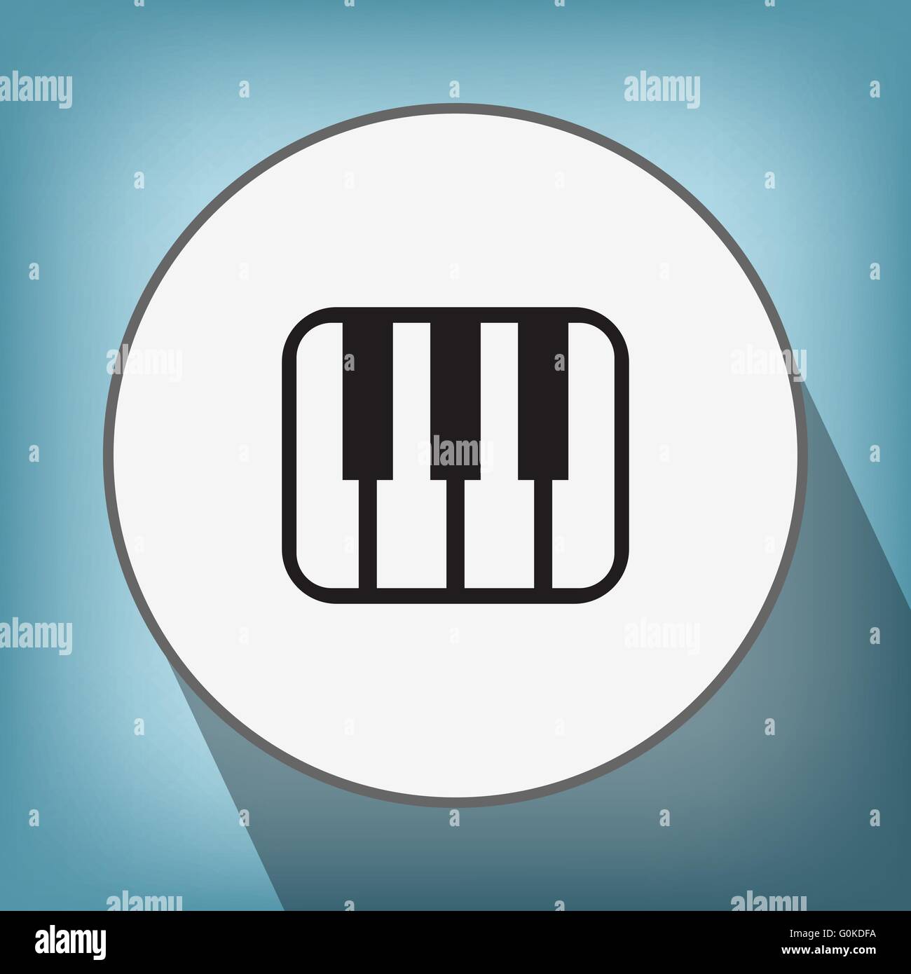 music keyboard icon Stock Vector Image & Art - Alamy