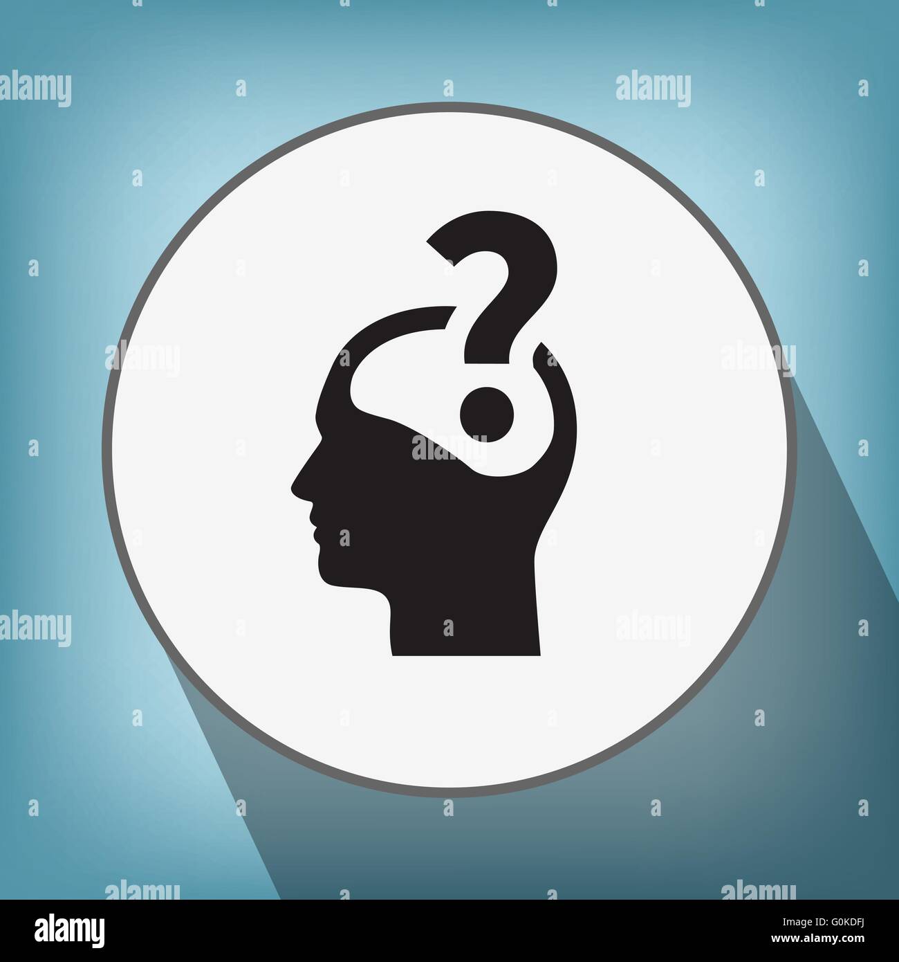 question mark and man icon Stock Vector Image & Art - Alamy