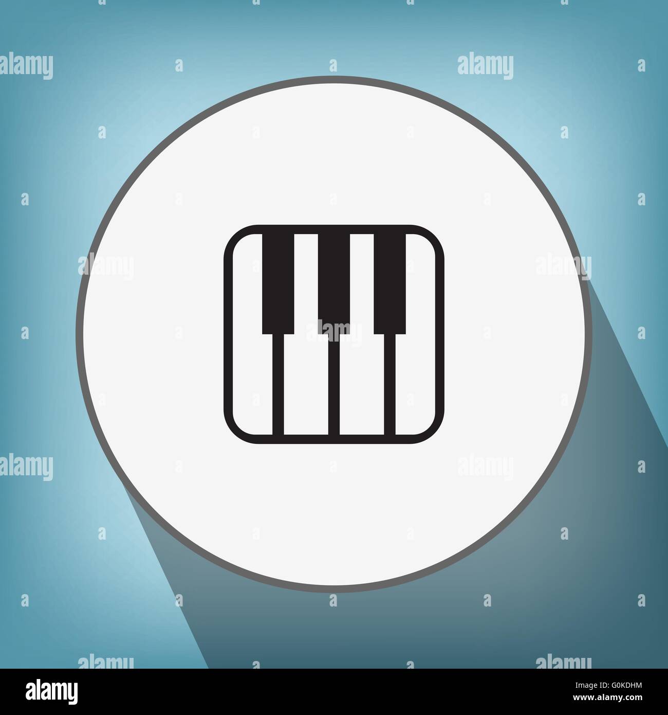 music keyboard icon Stock Vector Image & Art - Alamy