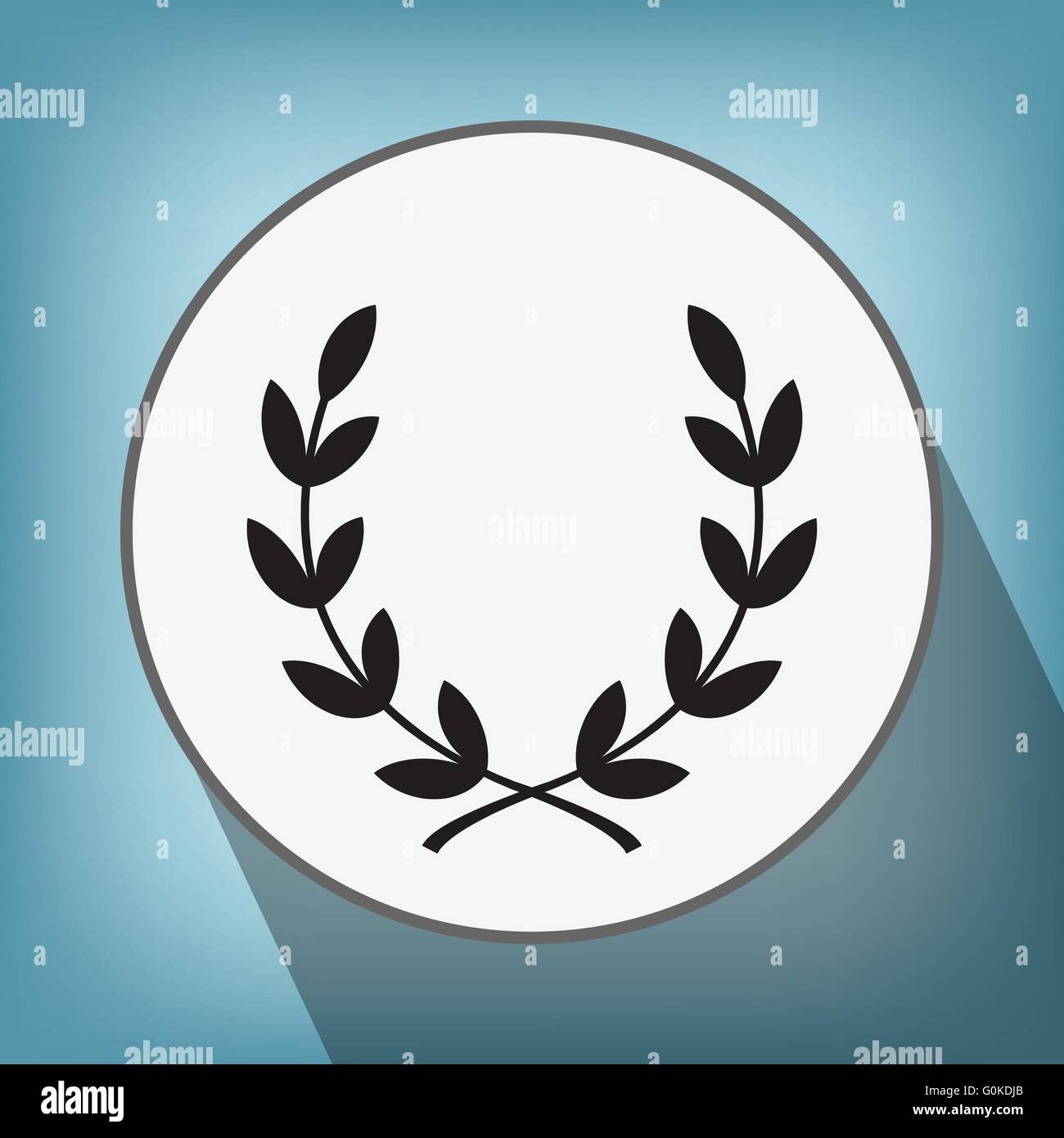 laurel wreath icon Stock Vector Image & Art - Alamy