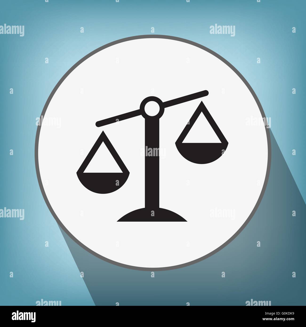 justice scales icon Stock Vector Image & Art - Alamy