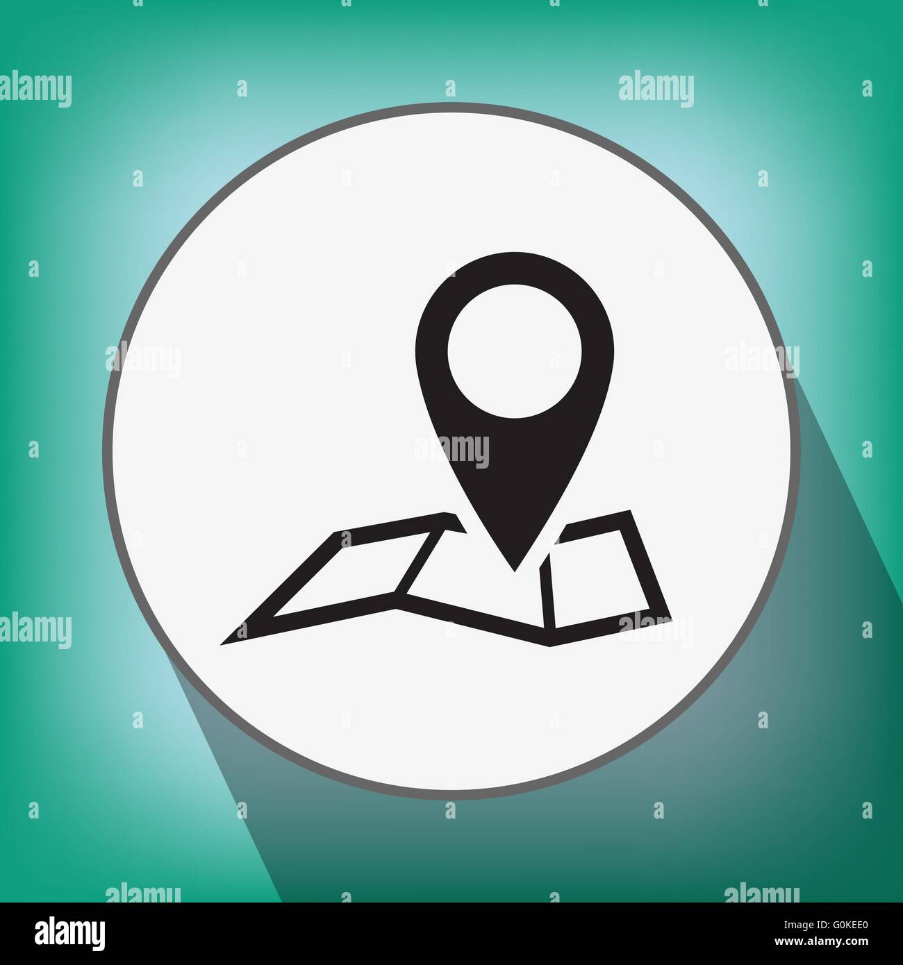 Map icon icon Stock Vector Image & Art - Alamy