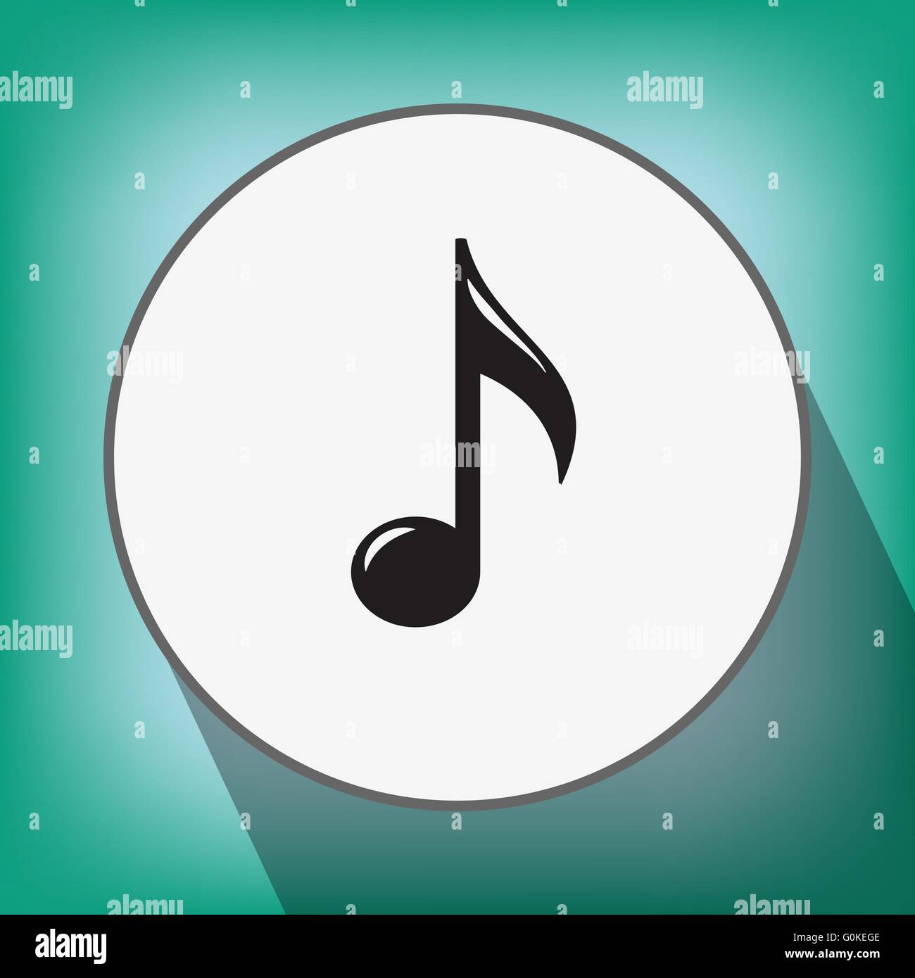 music note icon Stock Vector Image & Art - Alamy