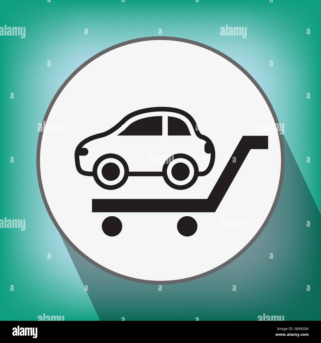 car in hand icon Stock Vector Image & Art - Alamy