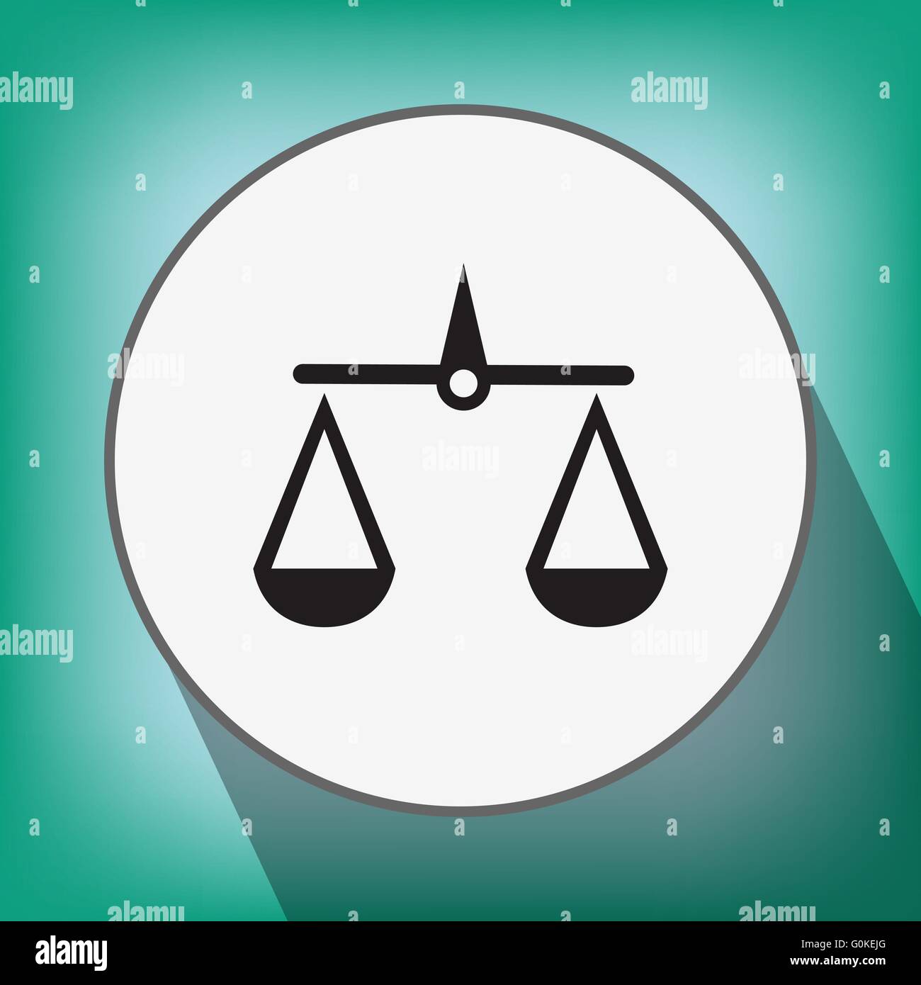 justice scales icon Stock Vector Image & Art - Alamy