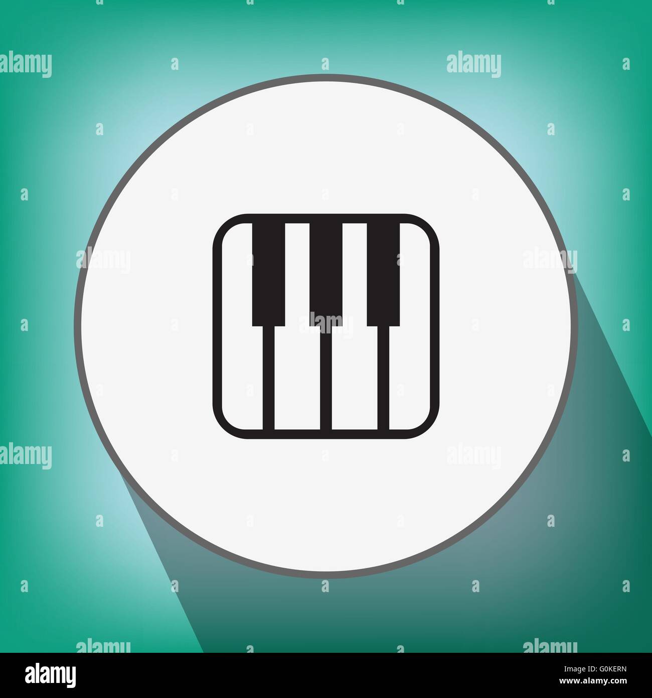 music keyboard icon Stock Vector Image & Art - Alamy