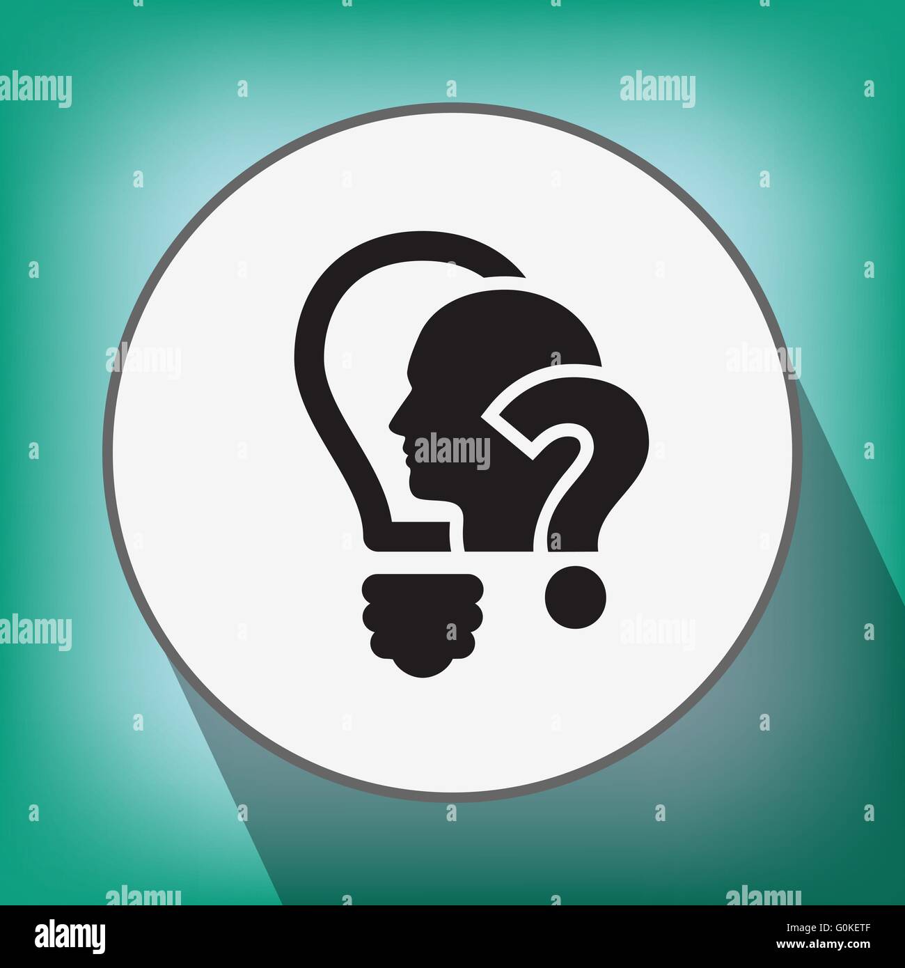 question mark and man icon Stock Vector Image & Art - Alamy