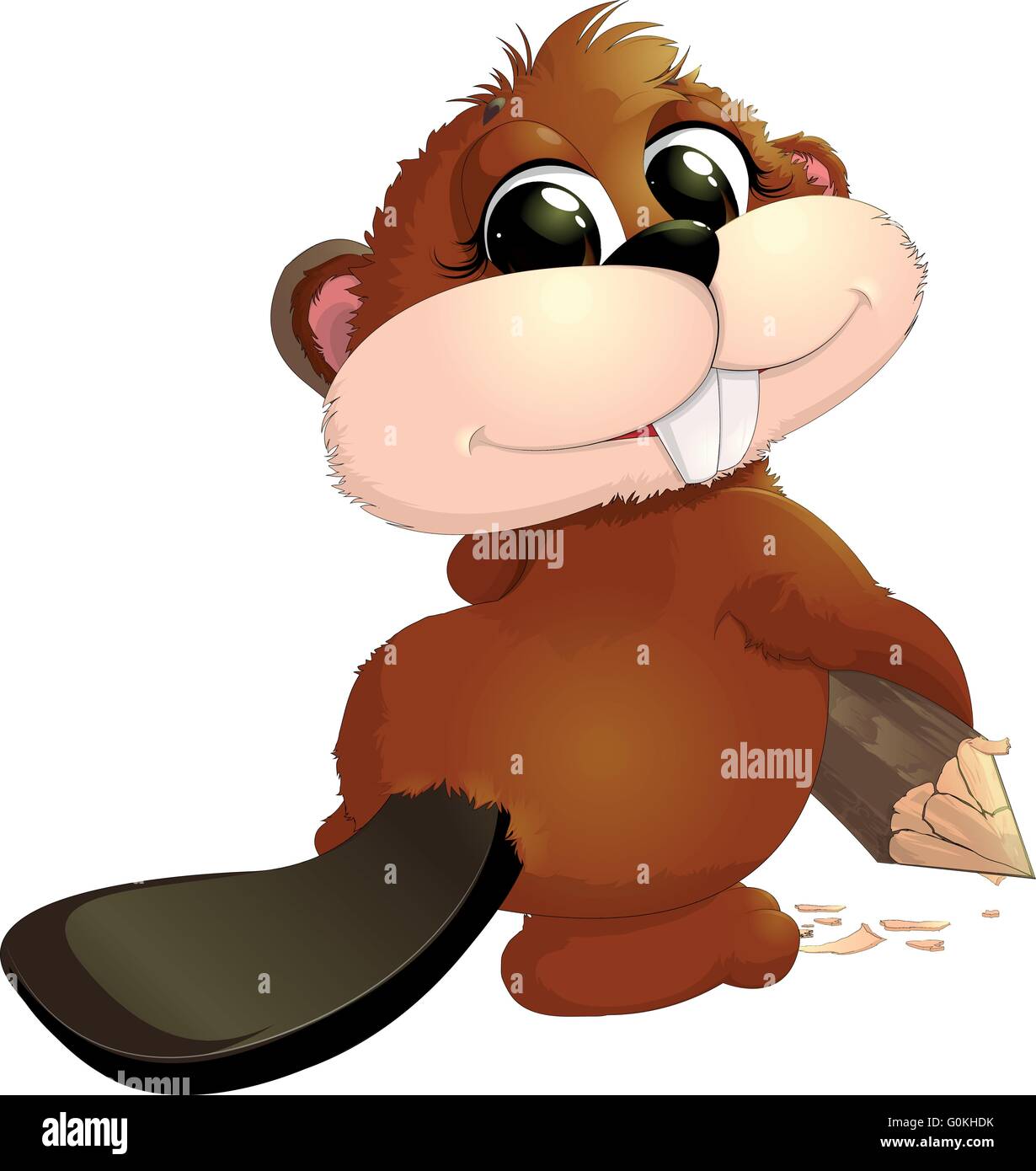 Beaver cub Cut Out Stock Images & Pictures - Alamy