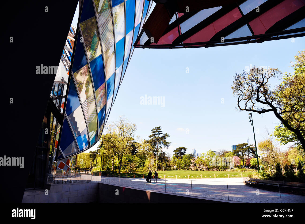 Observatory of Light by Daniel Buren on the Louis Vuitton Fondation by ...