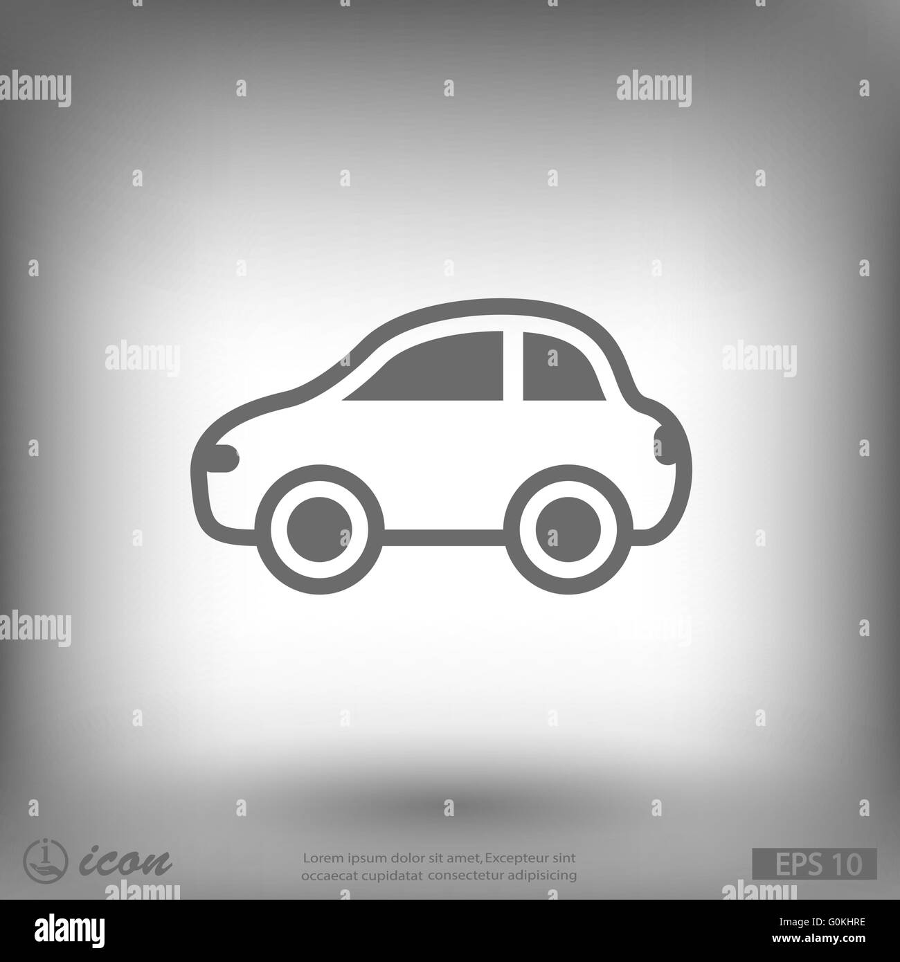 Pictograph of car Stock Vector Image & Art - Alamy