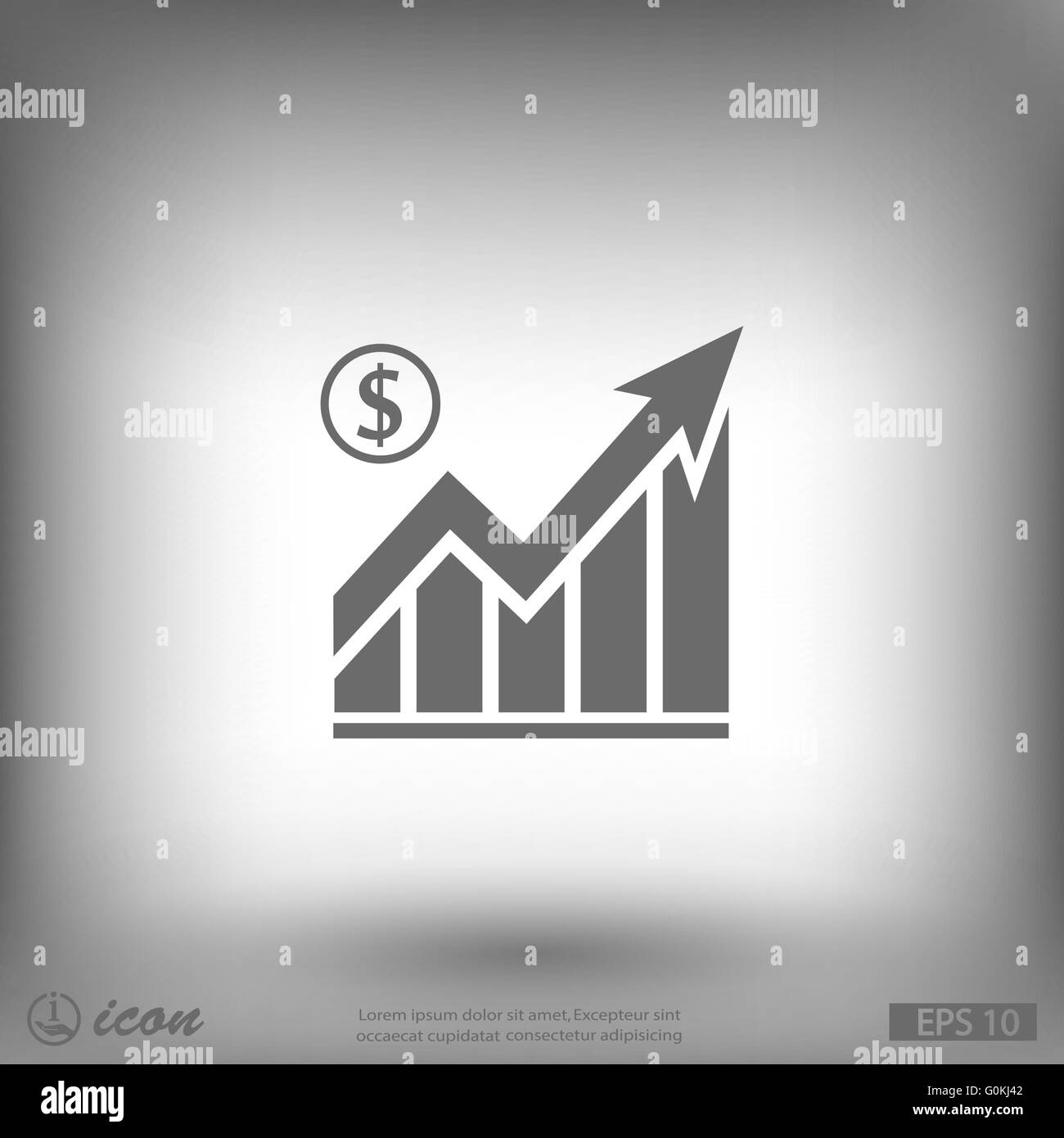 Pictograph of graph Stock Vector Image & Art - Alamy