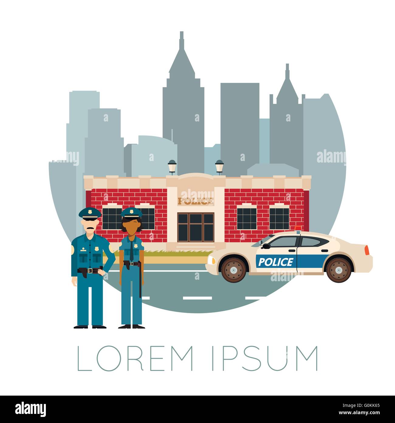 Police department banner10 Stock Vector Image & Art - Alamy