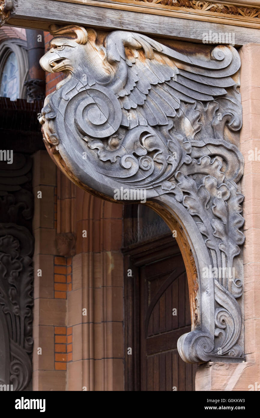 Carved wooden phoenix hi-res stock photography and images - Alamy