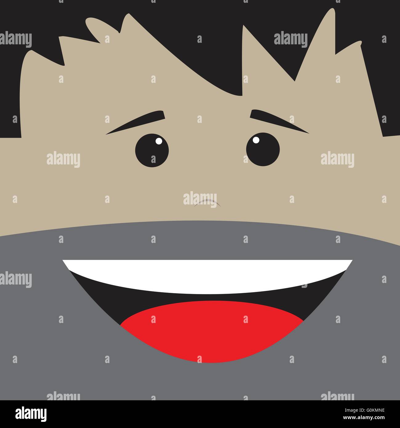 Cartoon Illustration People Faces Caricature High Resolution Stock ...