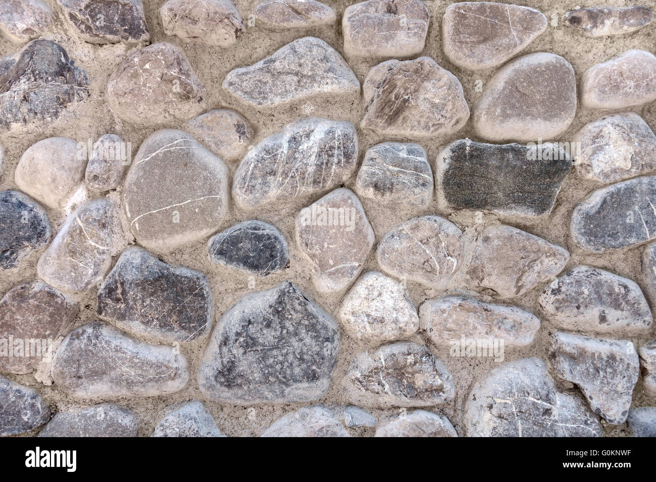 Pebble stone wall hi-res stock photography and images - Alamy