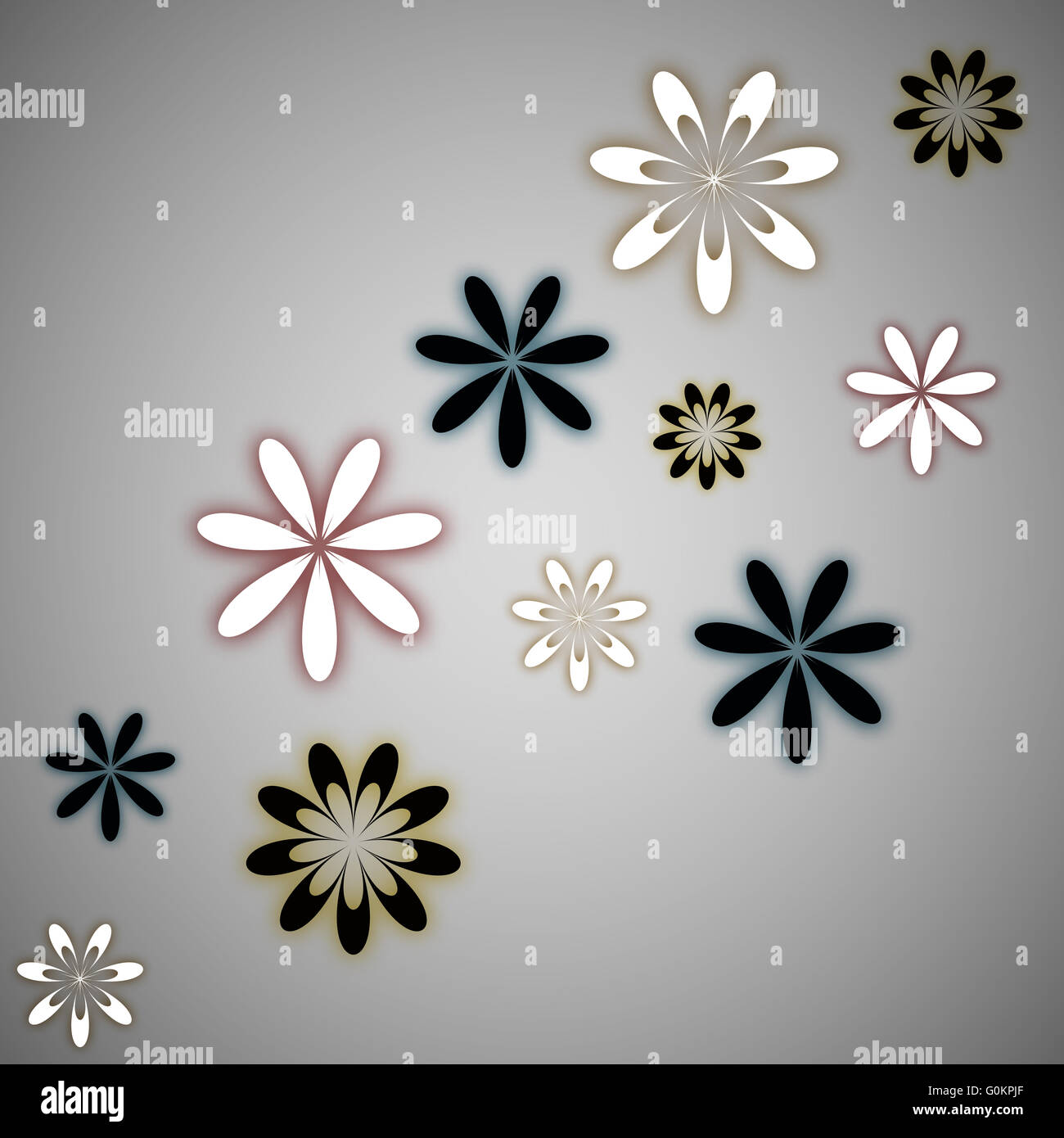 grey flowers background Stock Photo - Alamy