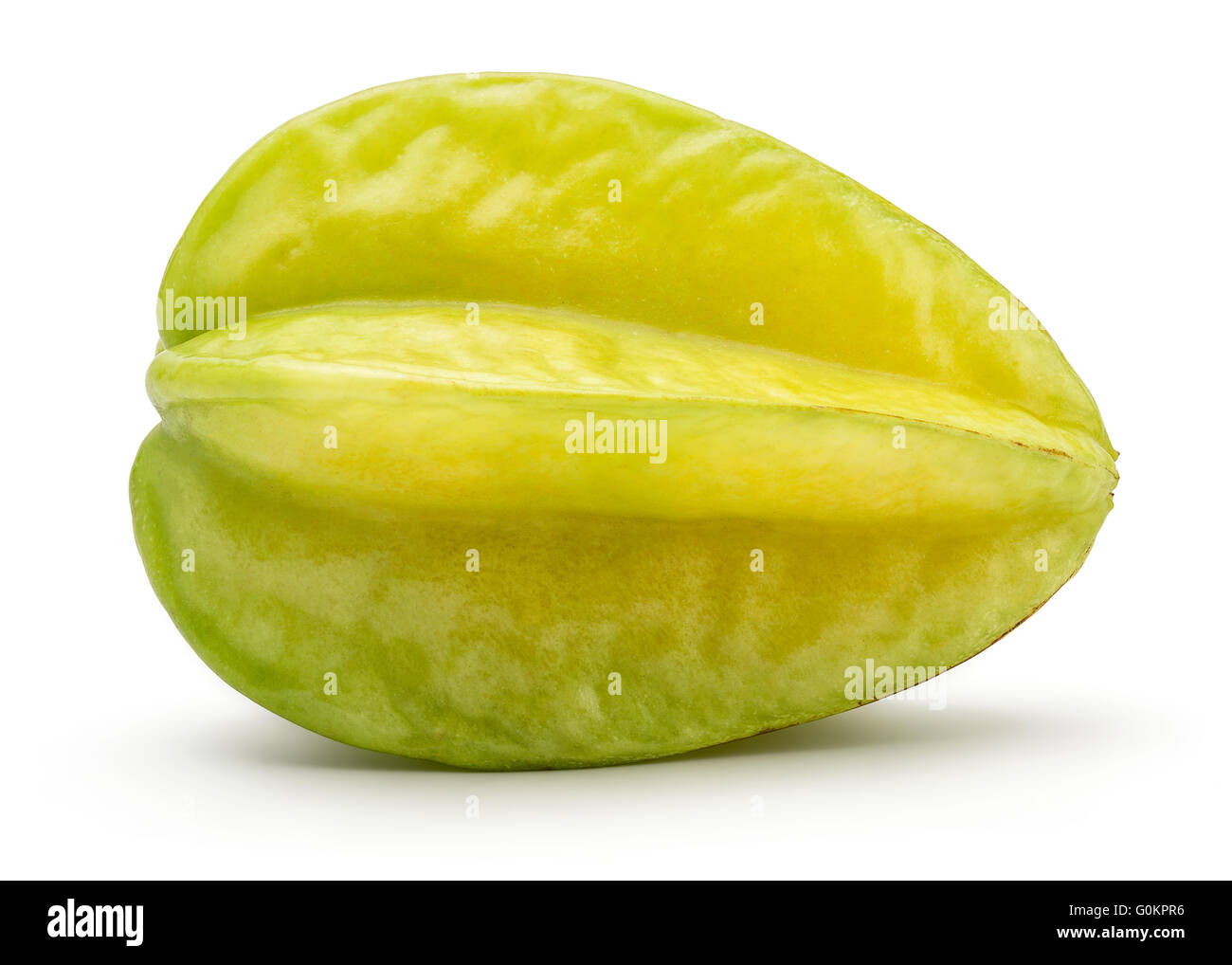 Fresh Carambola Isolated on White Background in Full Depth of Field ...