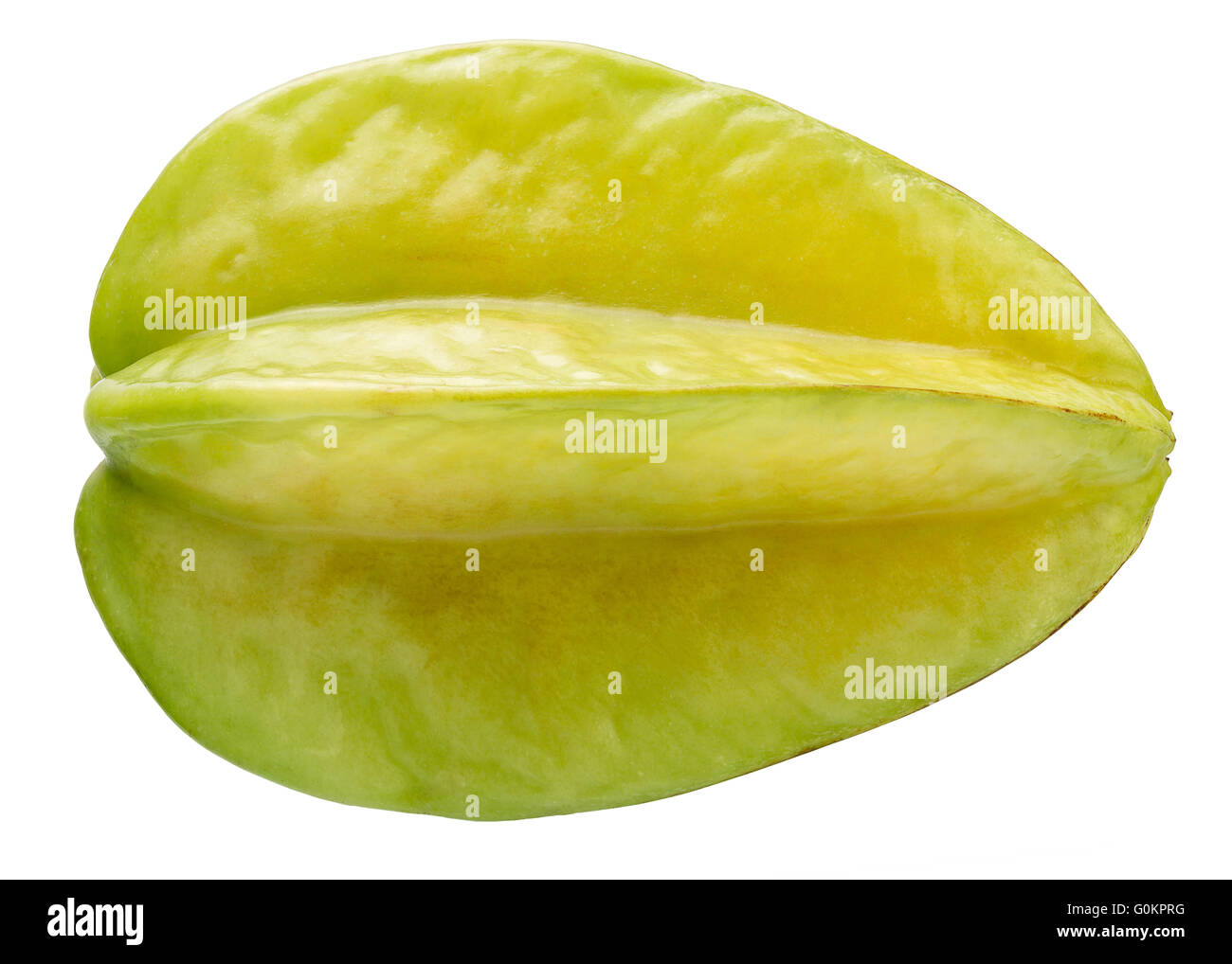 Fresh Carambola Isolated on White Background in Full Depth of Field ...