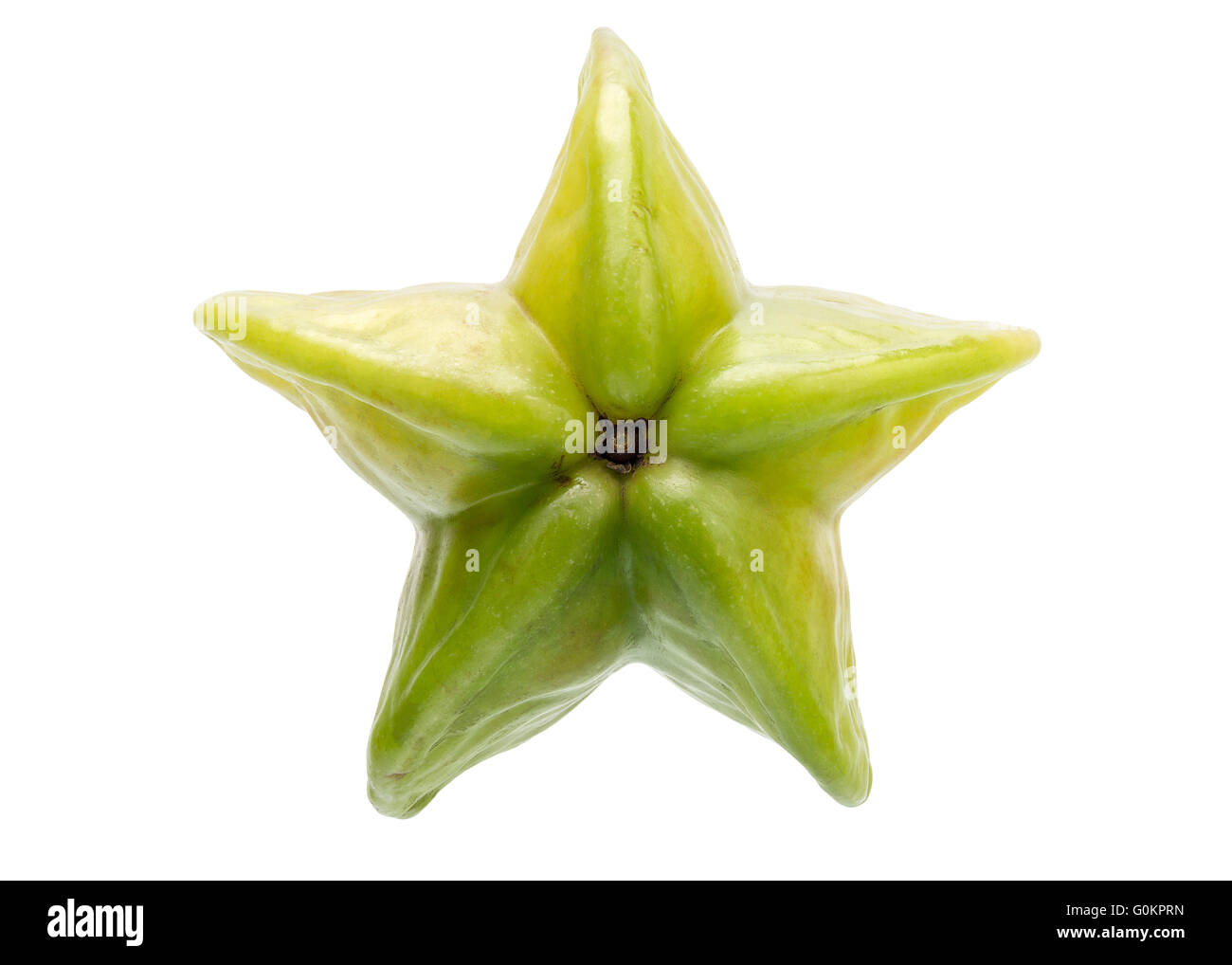Fresh Carambola Isolated on White Background in Full Depth of Field ...