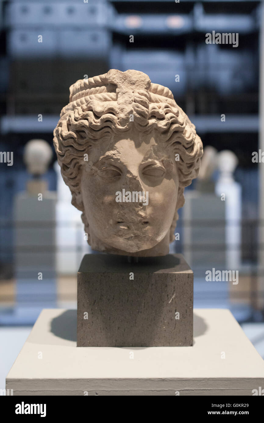 Head of a Caryatid Stock Photo - Alamy