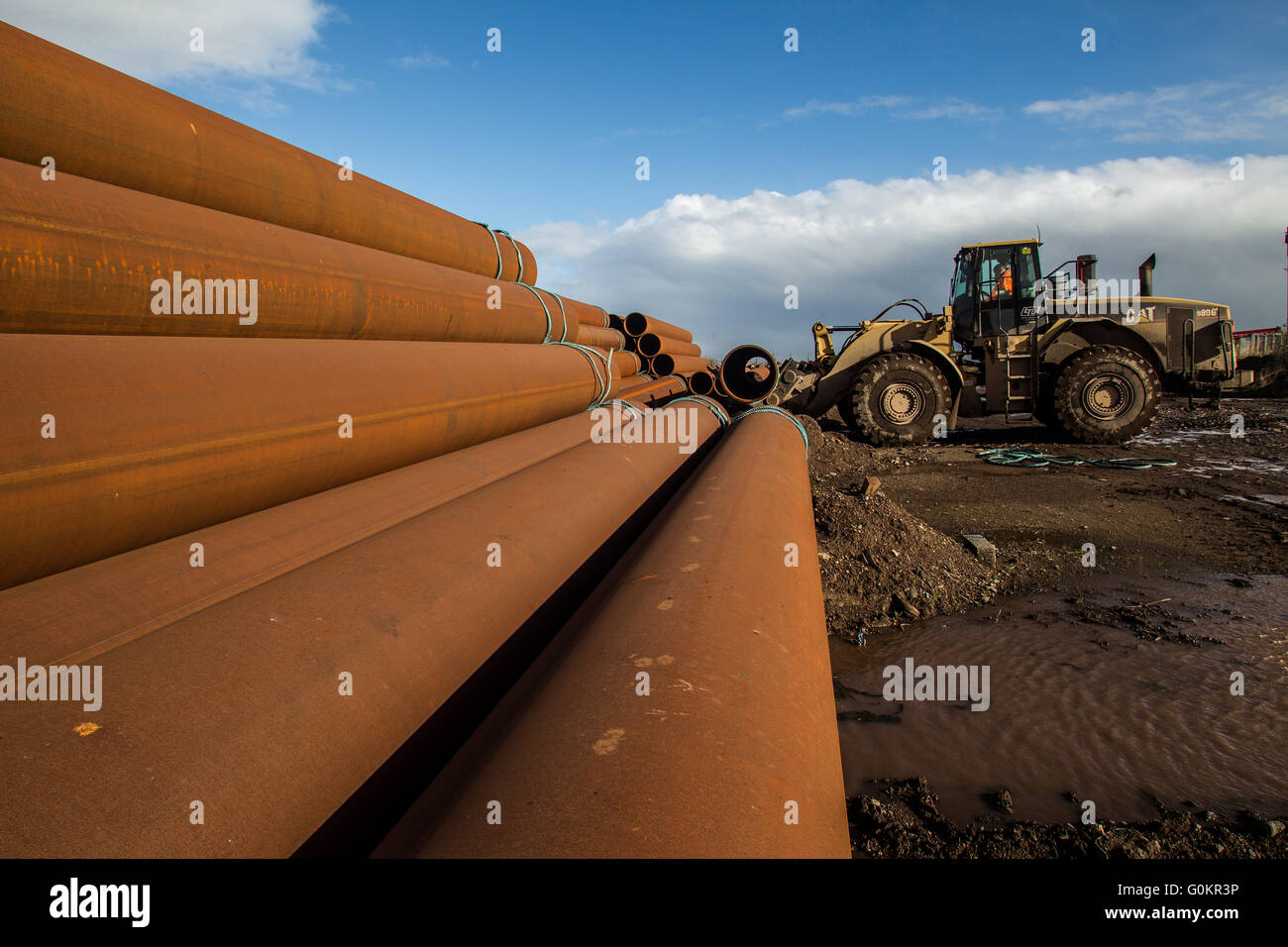 Stacked piping hi-res stock photography and images - Alamy