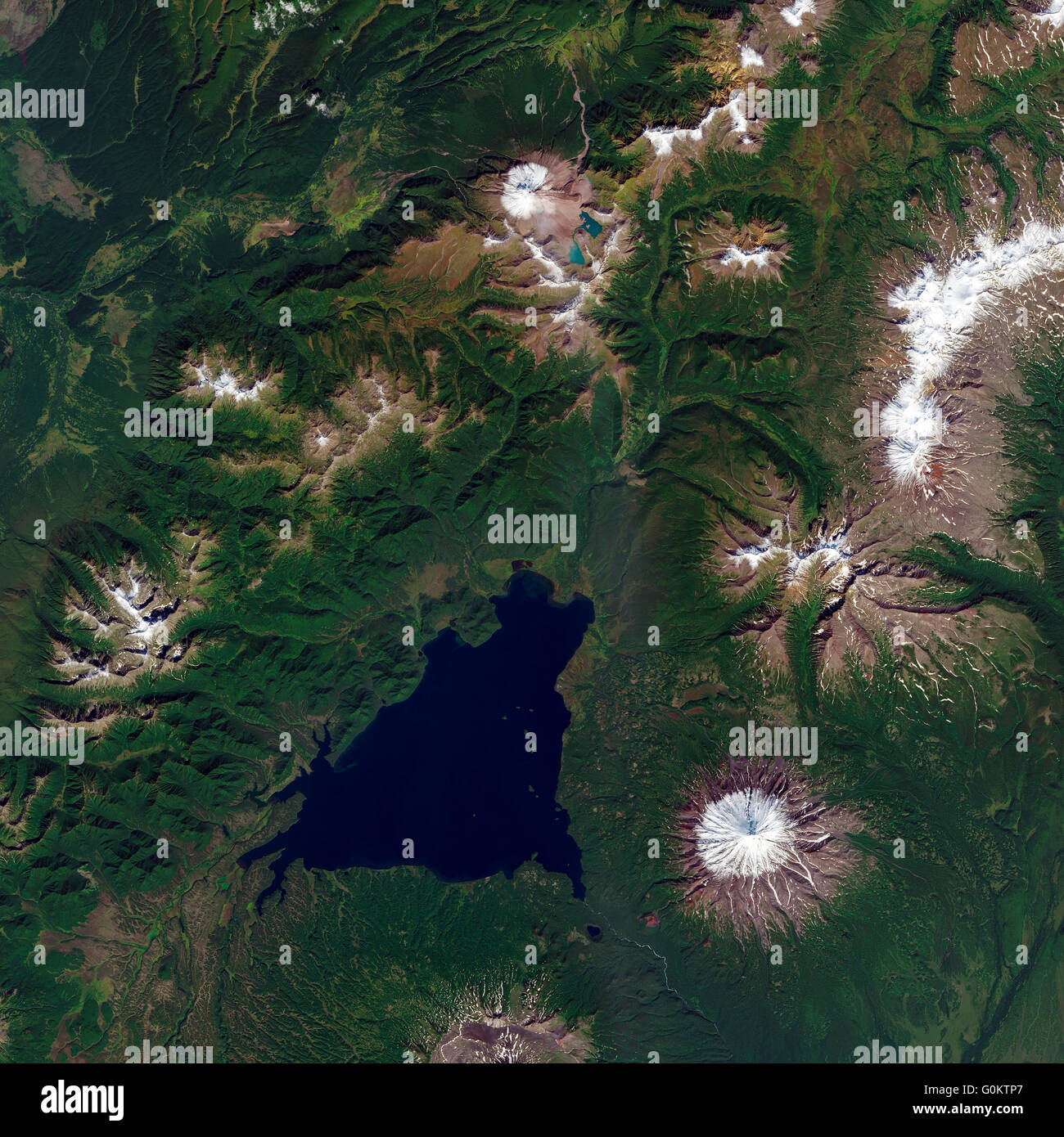 Earth top view from space. Elements of this image furnished by NASA ...