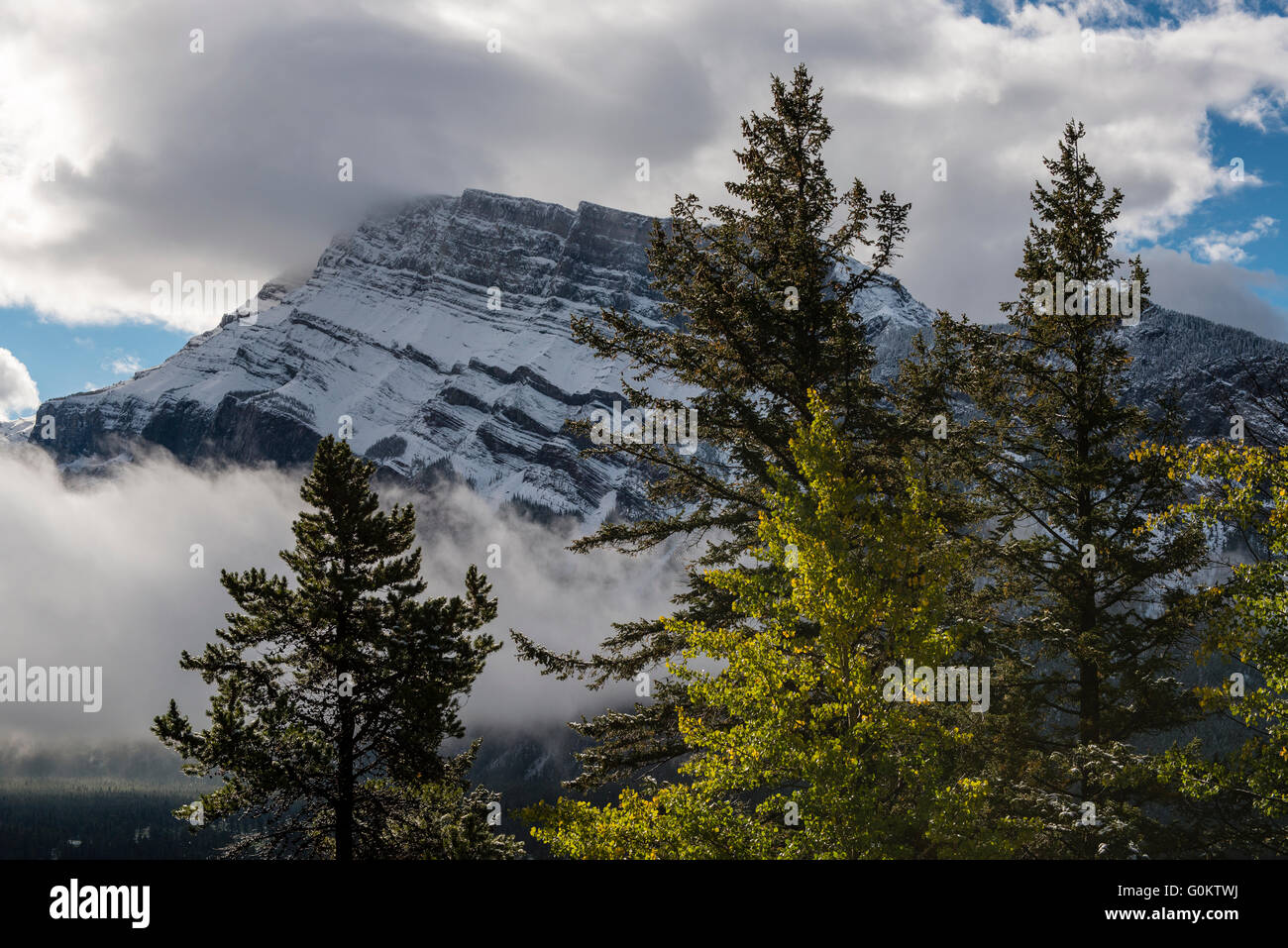 Mount Rundle, Banff National Park, Banff, Alberta, Canada, North ...