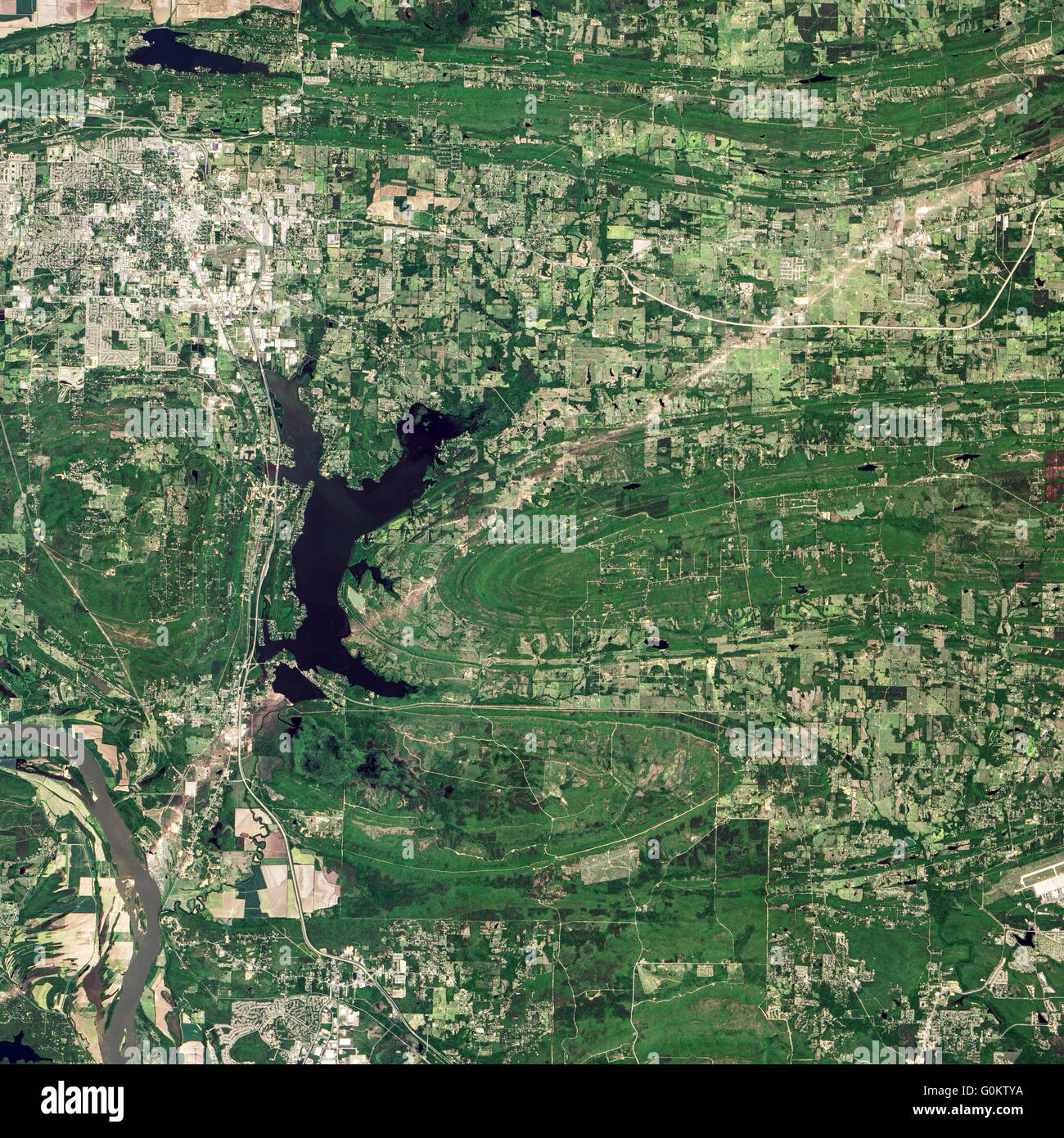 Earth top view from space. Elements of this image furnished by NASA ...