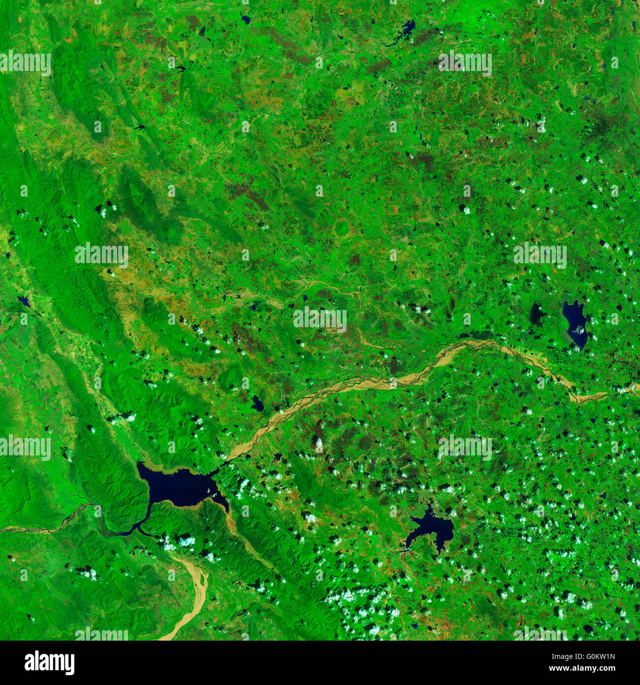 Earth top view from space. Elements of this image furnished by NASA ...