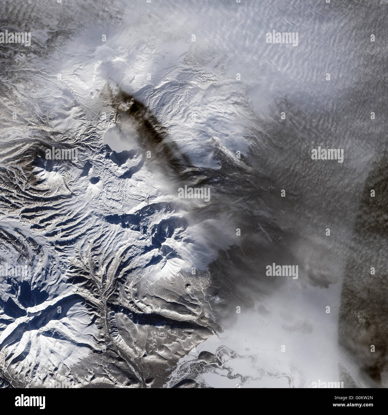 Earth top view from space. Elements of this image furnished by NASA ...